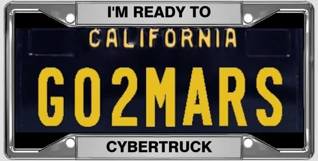 Custom license plate / vanity plate name for your Cybertruck? | Tesla ...