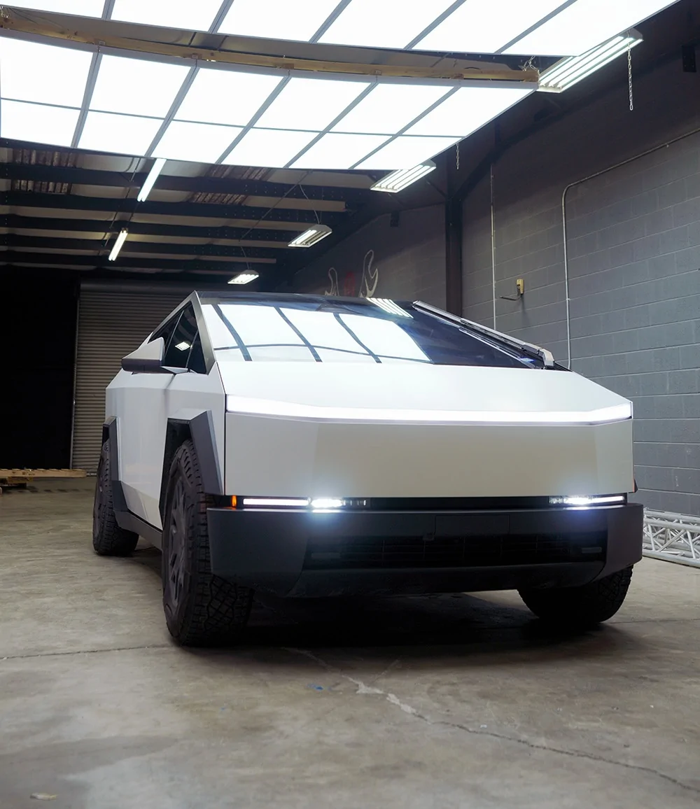 WHITE Vinyl Wrap & PPF Cybertruck -- Photos & Videos | Page 3 | Tesla ...