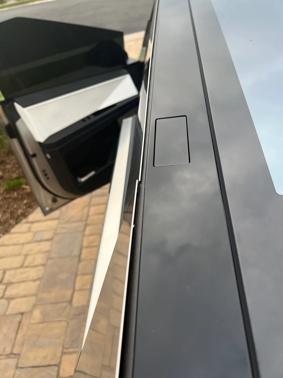 Awful panel alignment after cantrail replacement | Tesla Cybertruck ...