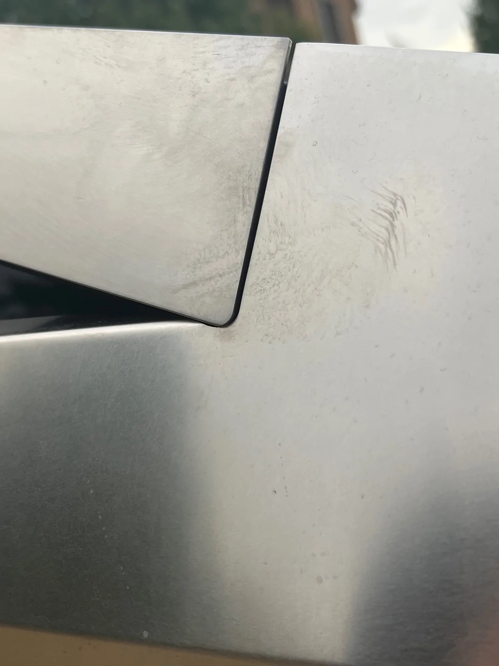 Awful panel alignment after cantrail replacement | Tesla Cybertruck ...