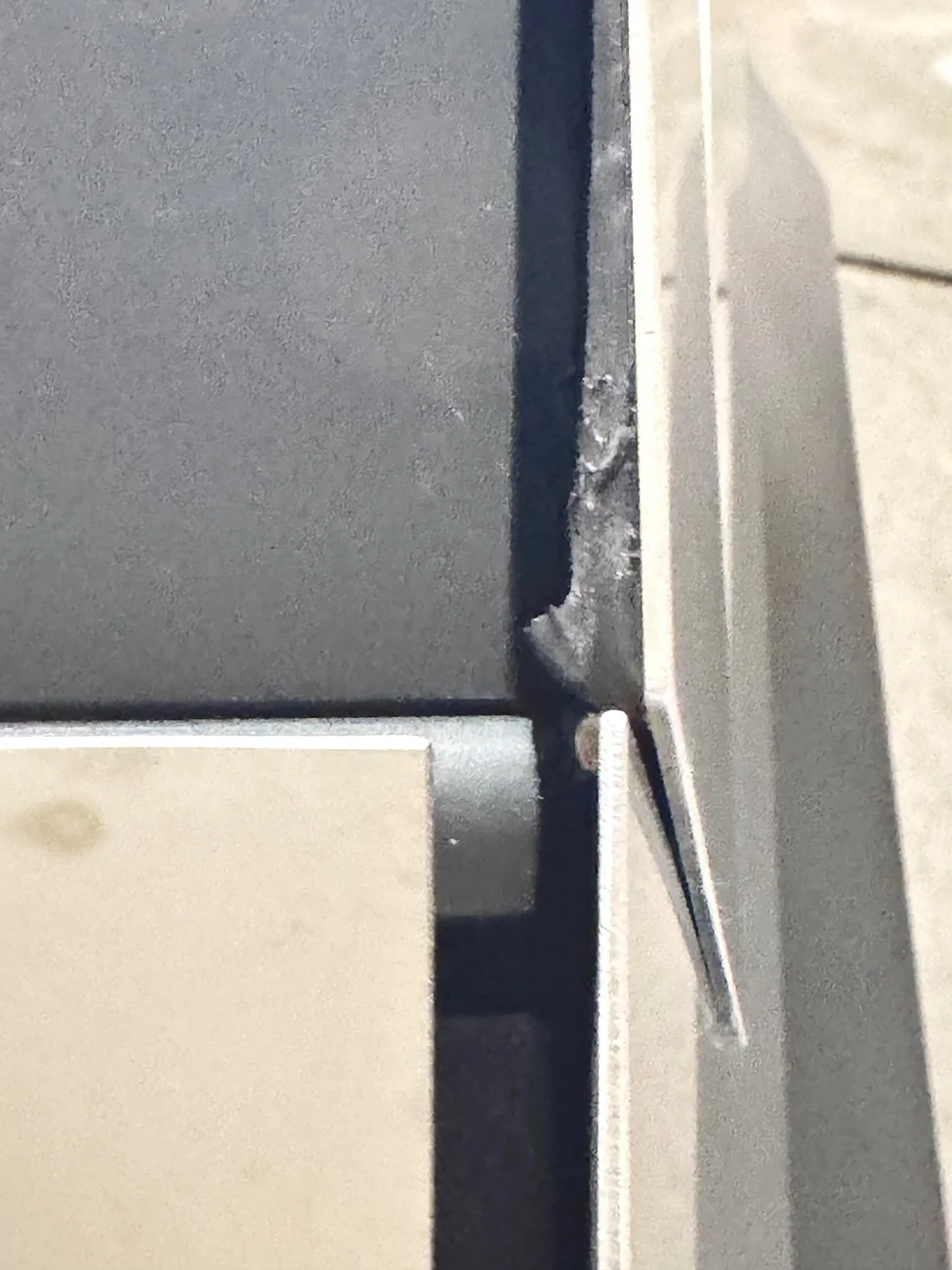 Awful panel alignment after cantrail replacement | Tesla Cybertruck ...