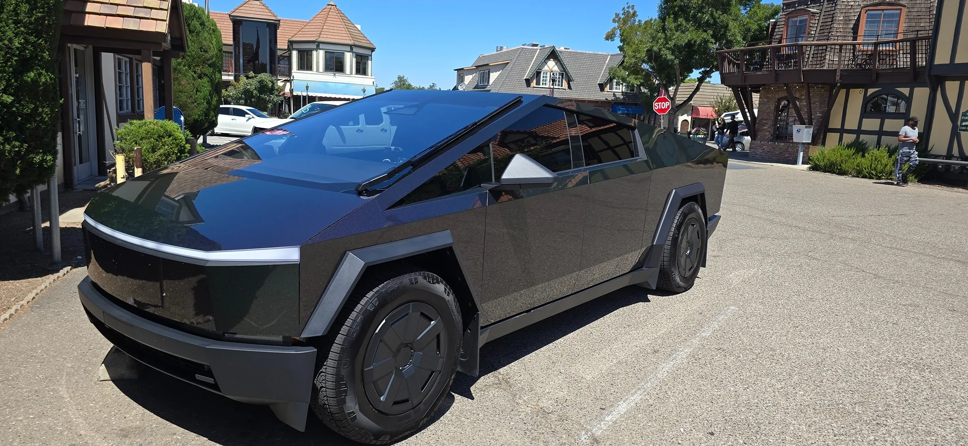 Wrapped my CT with Prism Black Wrap from Cybertruckwraps.com | Tesla ...