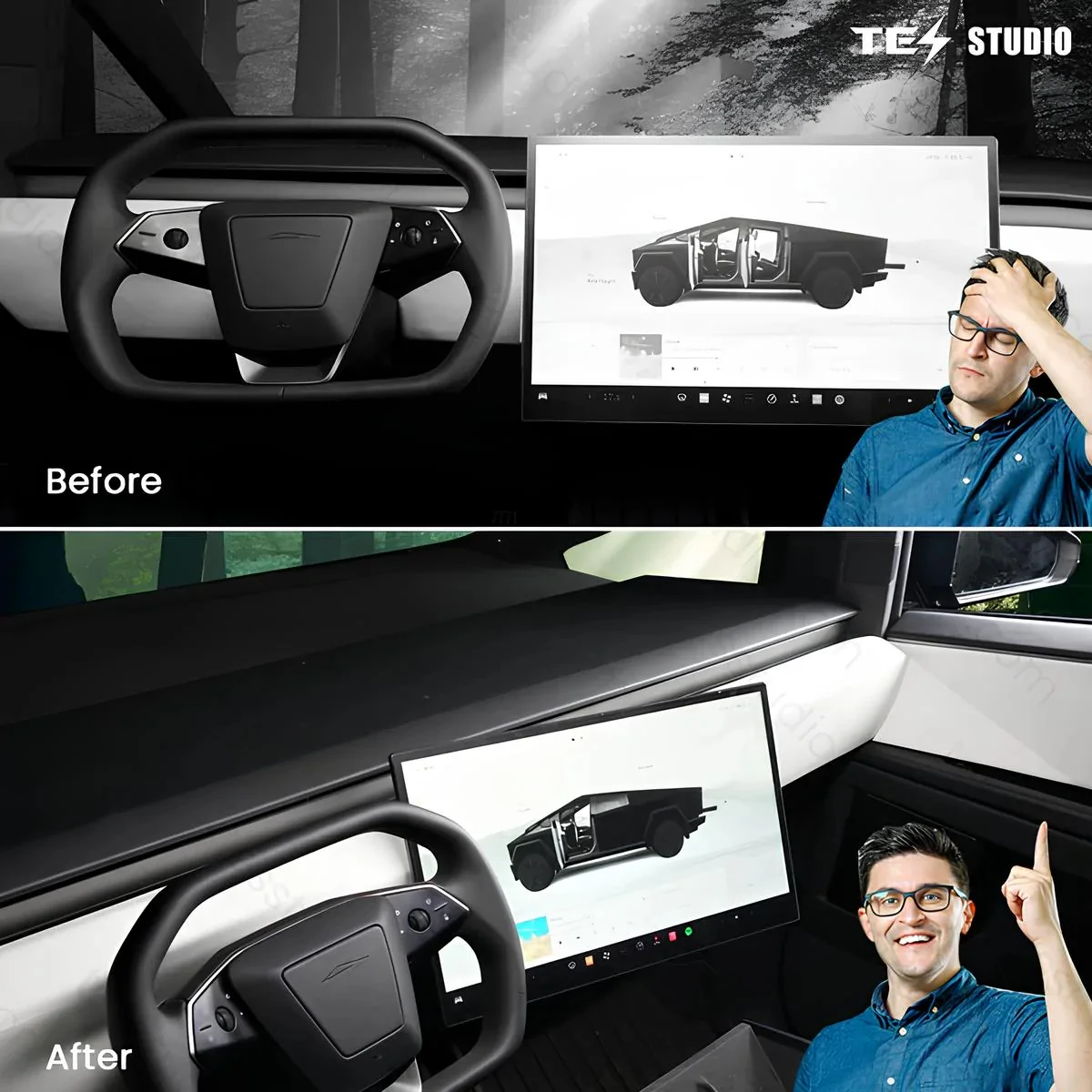 Cybertruck Screen Swivel Mount: A Tailored Upgrade for Owners | Tesla ...