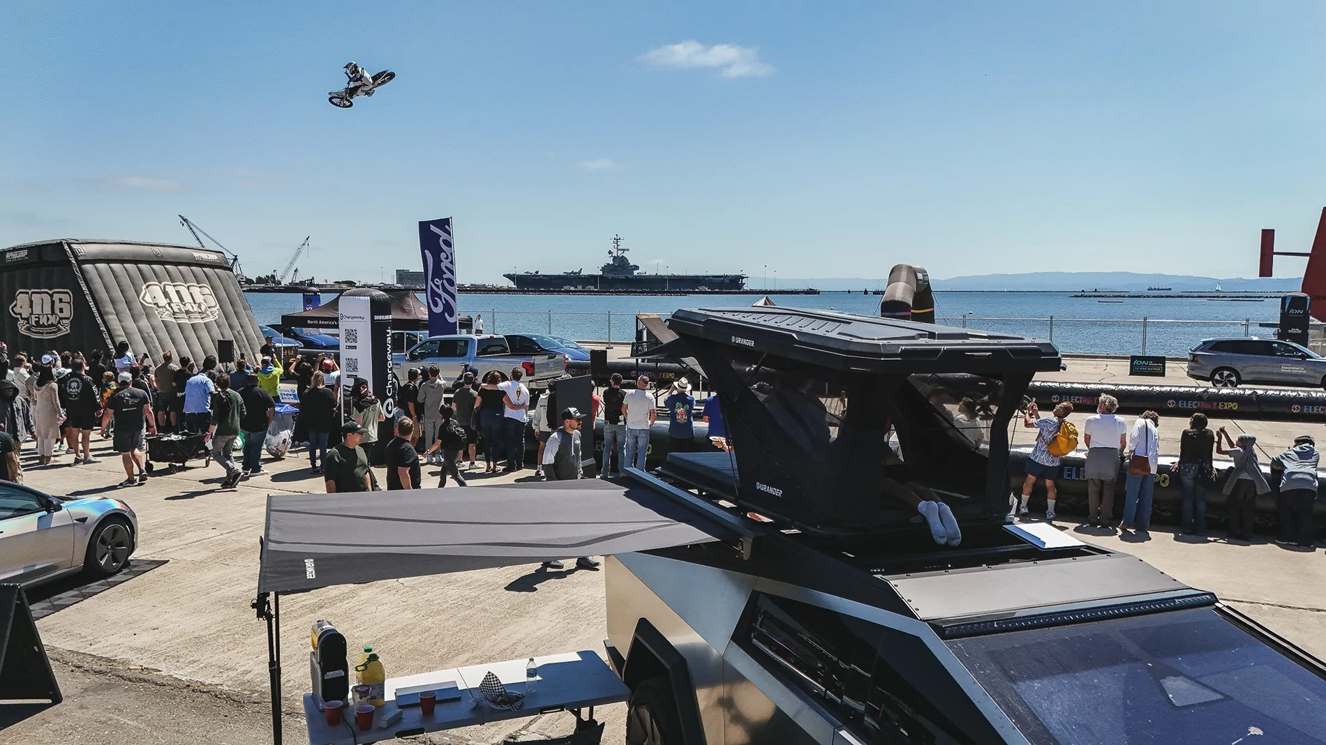 Introducing Urander CyberCamp Pano - 360° Panoramic Cybertruck Roof Top ...