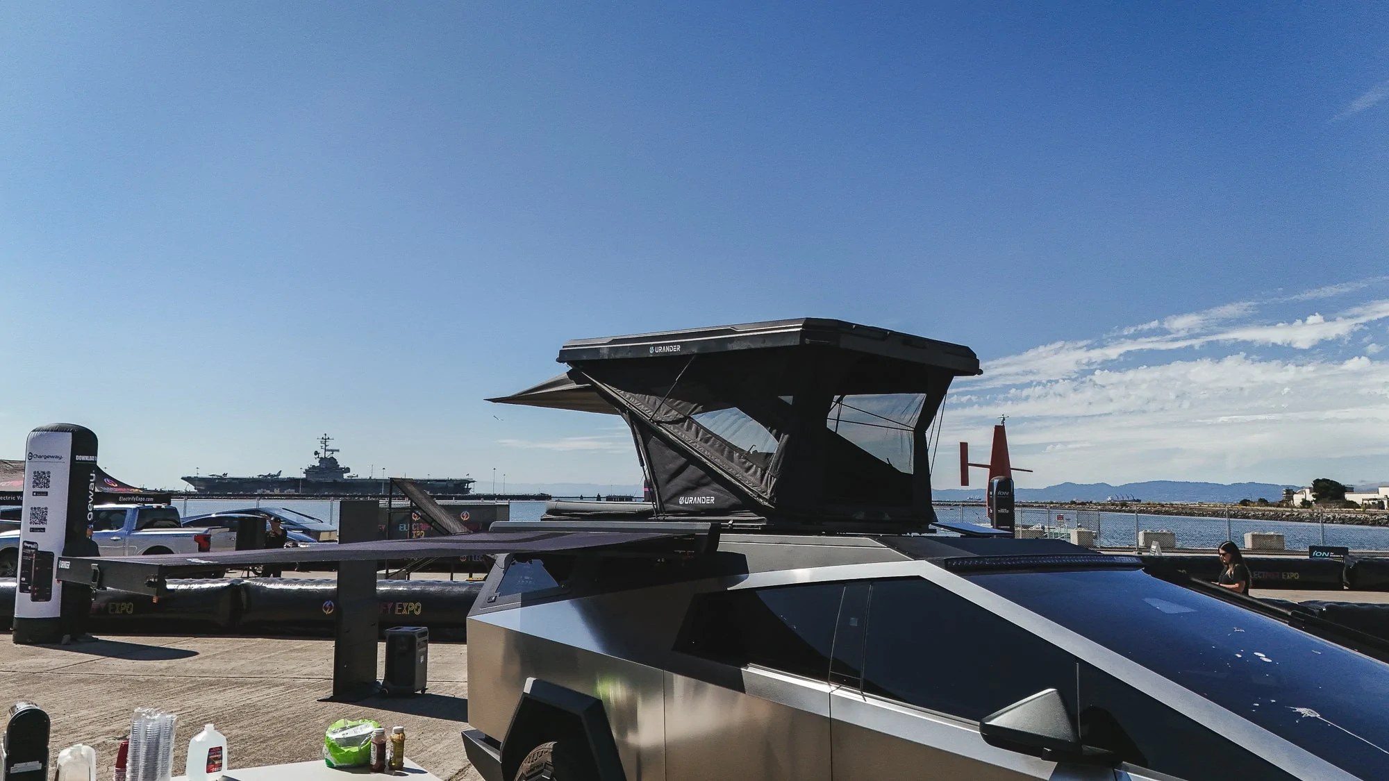 Introducing Urander CyberCamp Pano - 360° Panoramic Cybertruck Roof Top ...
