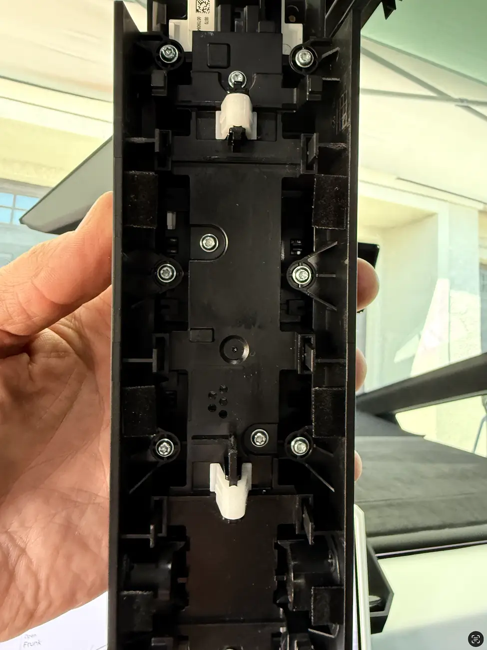 Fix for loose overhead console assembly (where magnetic sunvisors ...