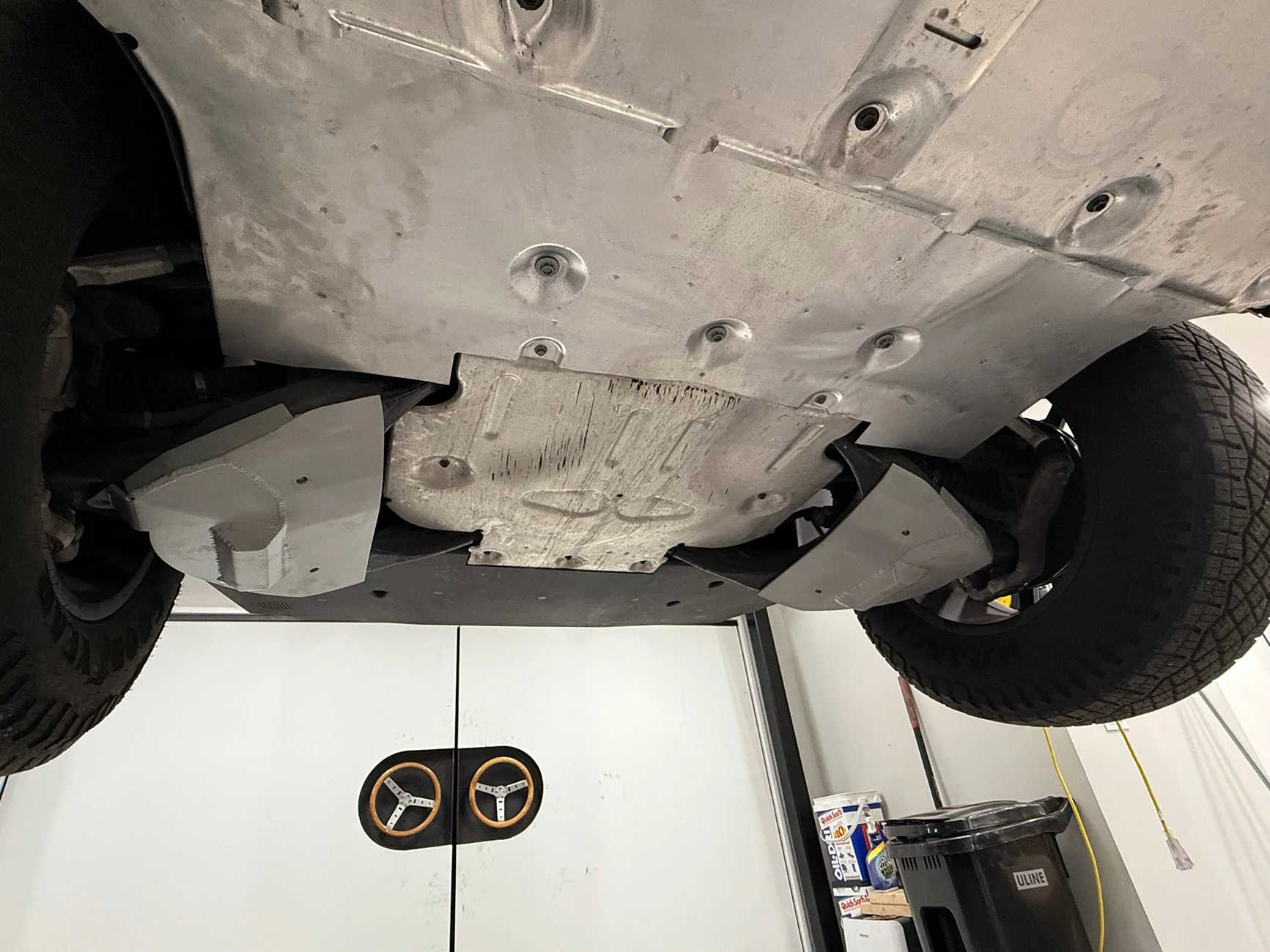 Tesla Armor Package and CyberTruckCo Control Arm Skid Plates (install ...