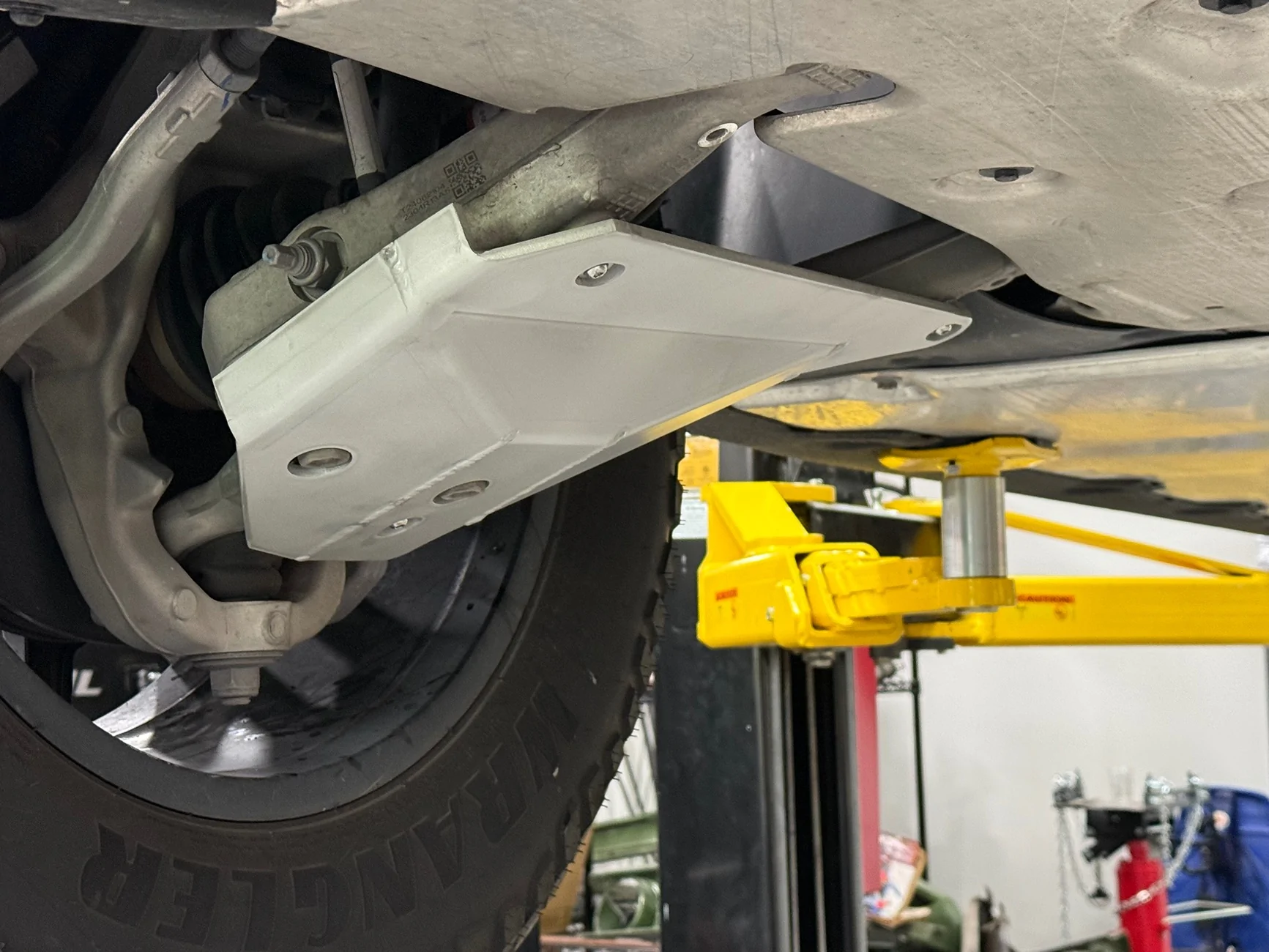 Tesla Armor Package and CyberTruckCo Control Arm Skid Plates (install ...