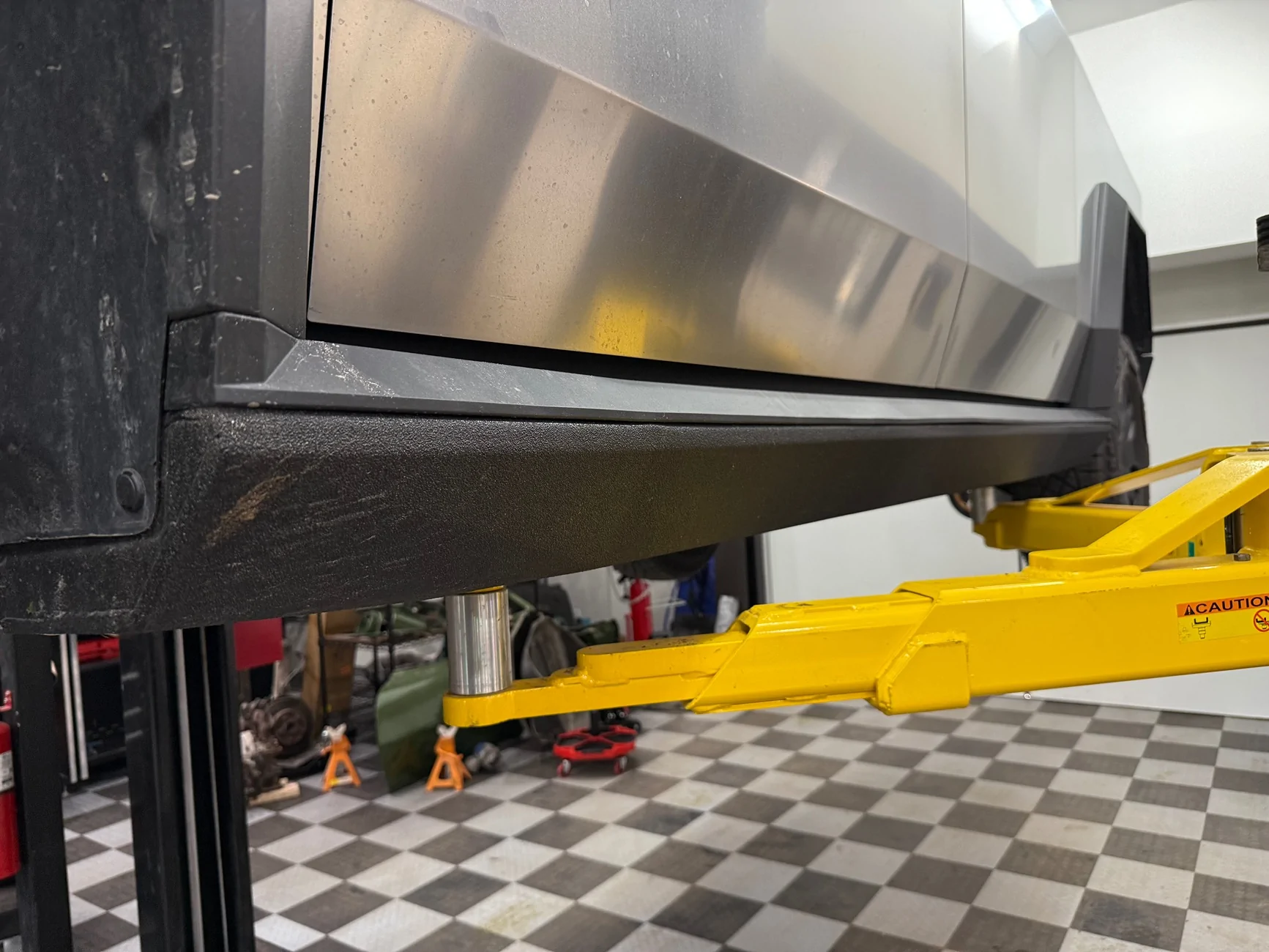 Tesla Armor Package and CyberTruckCo Control Arm Skid Plates (install ...