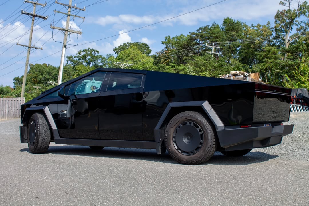Pure PPF Ultra Gloss Black Cybertruck by NVA Wraps | Tesla Cybertruck ...