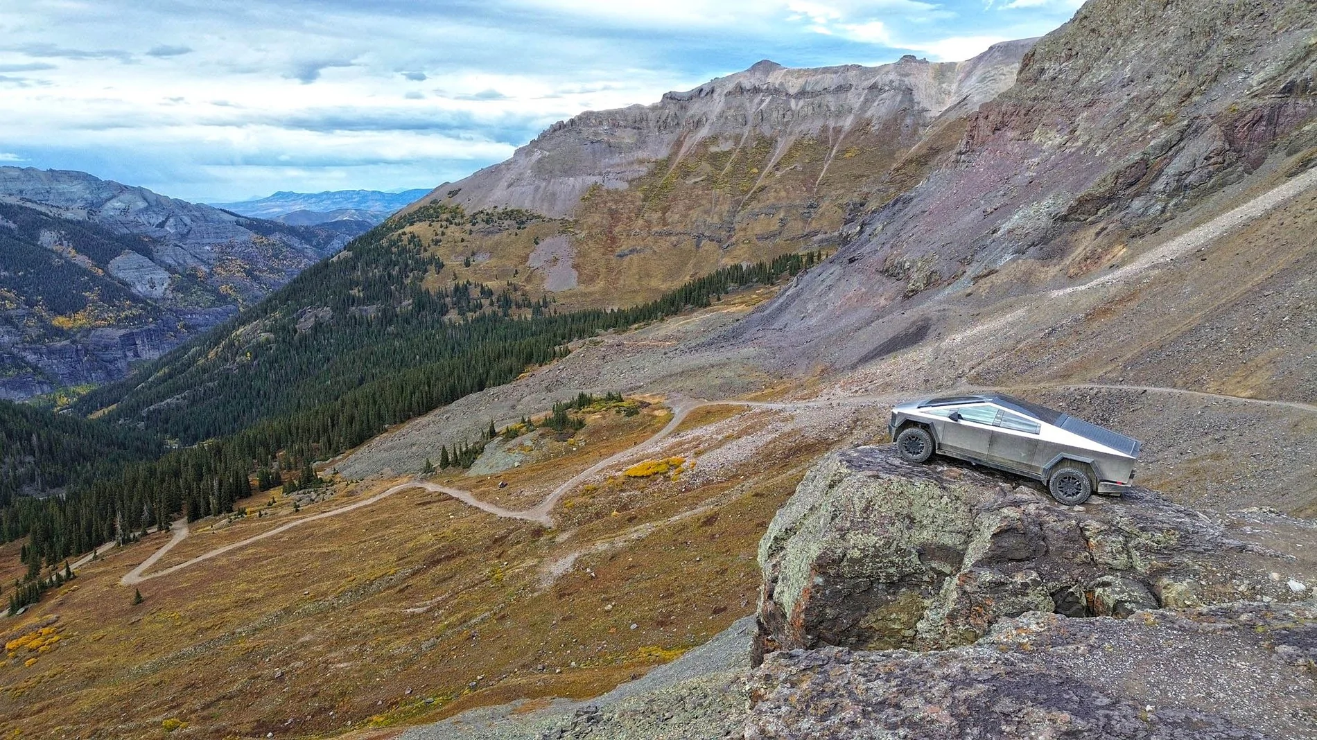 Cybertruck @ Poser Rock, Imogene Pass | Tesla Cybertruck Forum ...