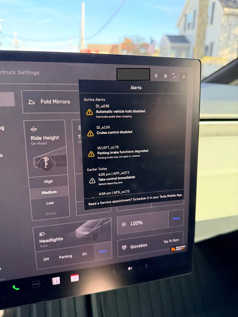 Receiving a lot of parking brake + vehicle hold error codes over the ...
