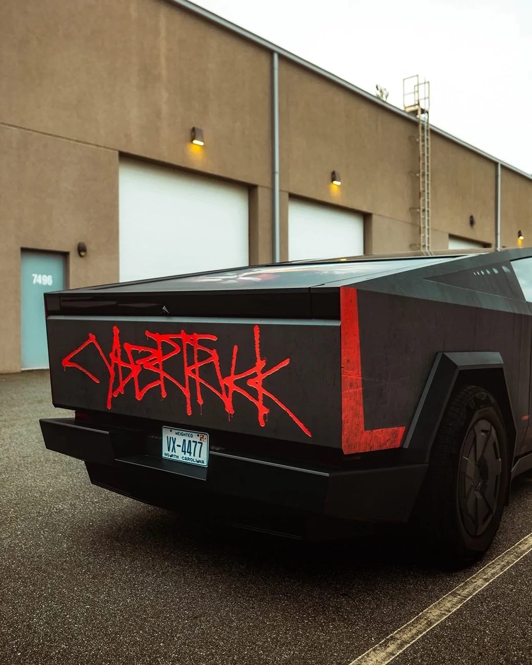 She’s wrapped! (Custom graphics design wrap) | Tesla Cybertruck Forum ...