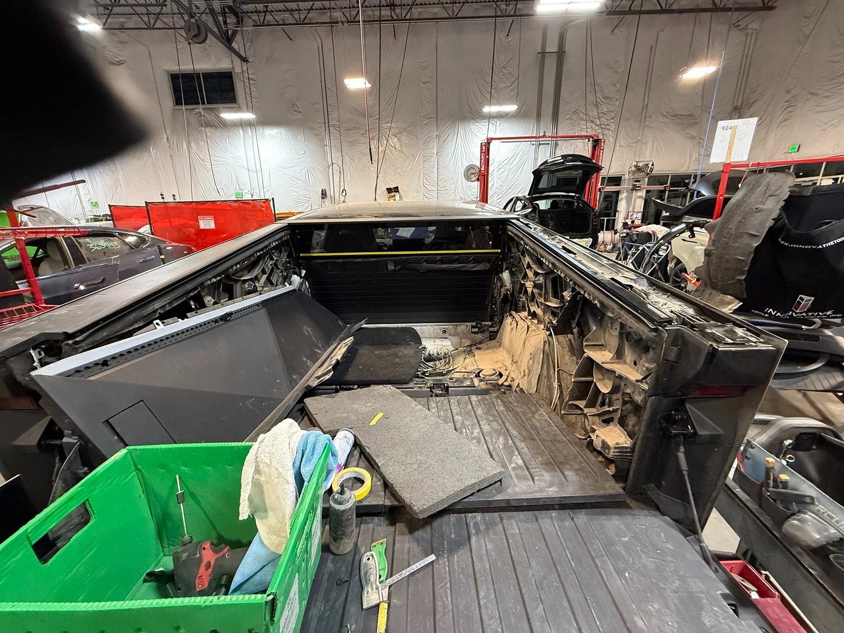 Loose rear passenger-side quarter panel replacement | Tesla Cybertruck ...