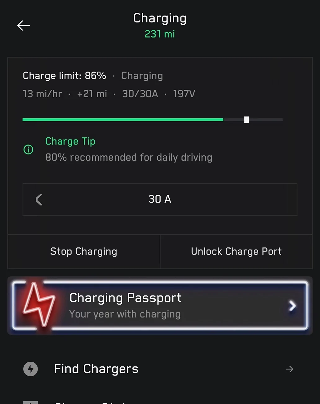 Tesla App v4.51.5 adds: Find My Car Locator Arrow, Charging Passport ...