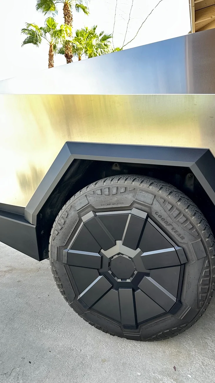 California - NEW 4x Cyber Wheel Cover Compatible with Cybertruck ...