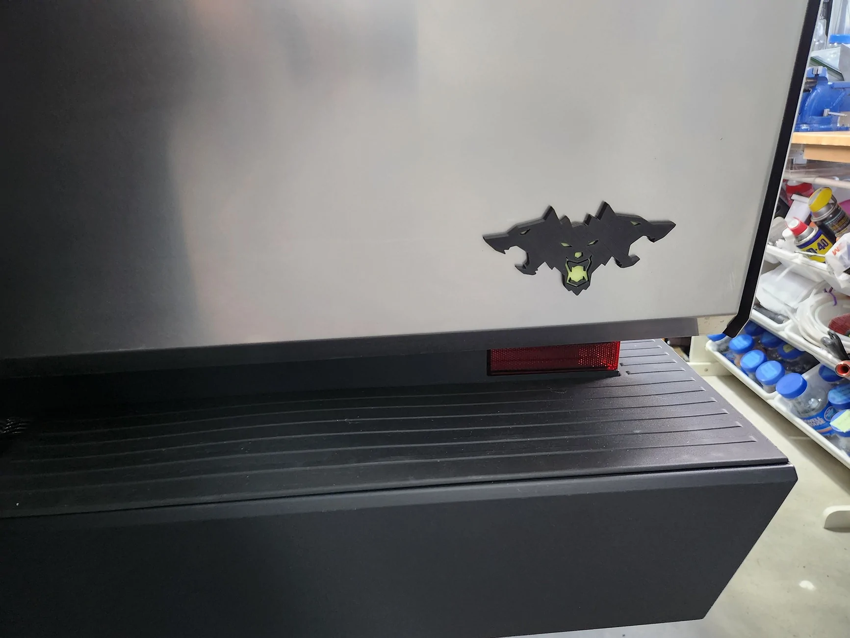 Glow in the dark Cyberbeast logo emblem (3D print .STL file added ...