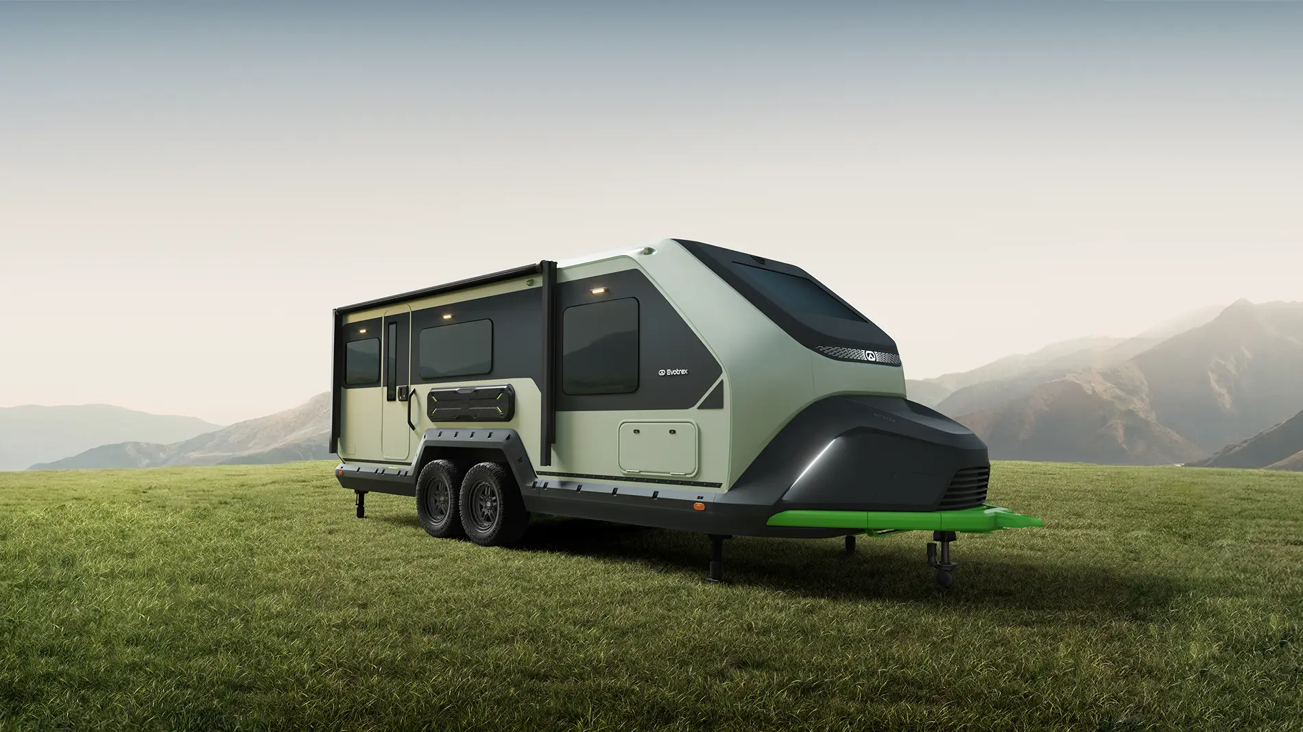 Evotrex PG5: the RV Trailer that makes its own power (270+ kWh of ...
