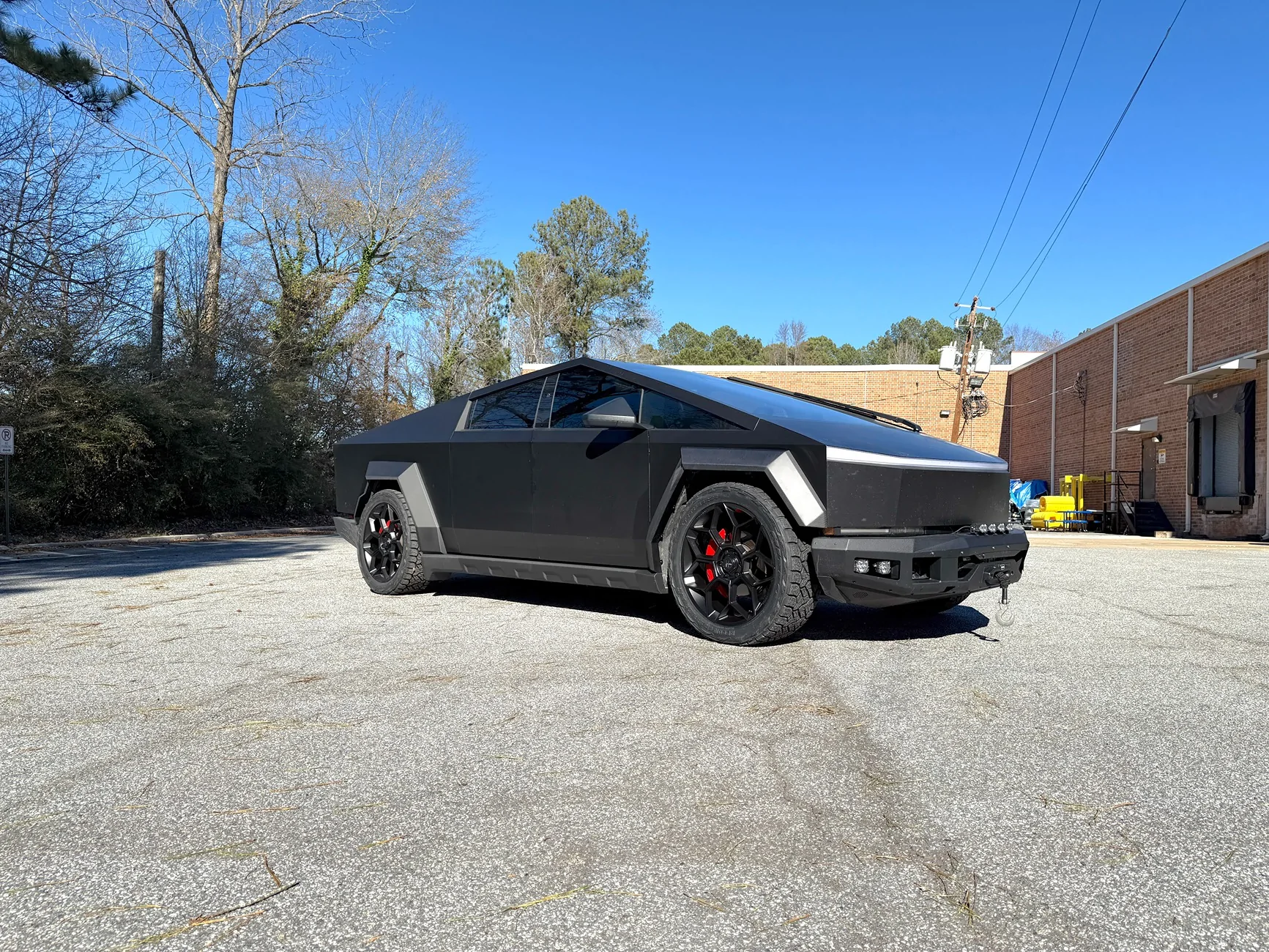 T Sportline CTX Bumper & Winch, Wide Body Carbon Package, and 24" CT7 ...