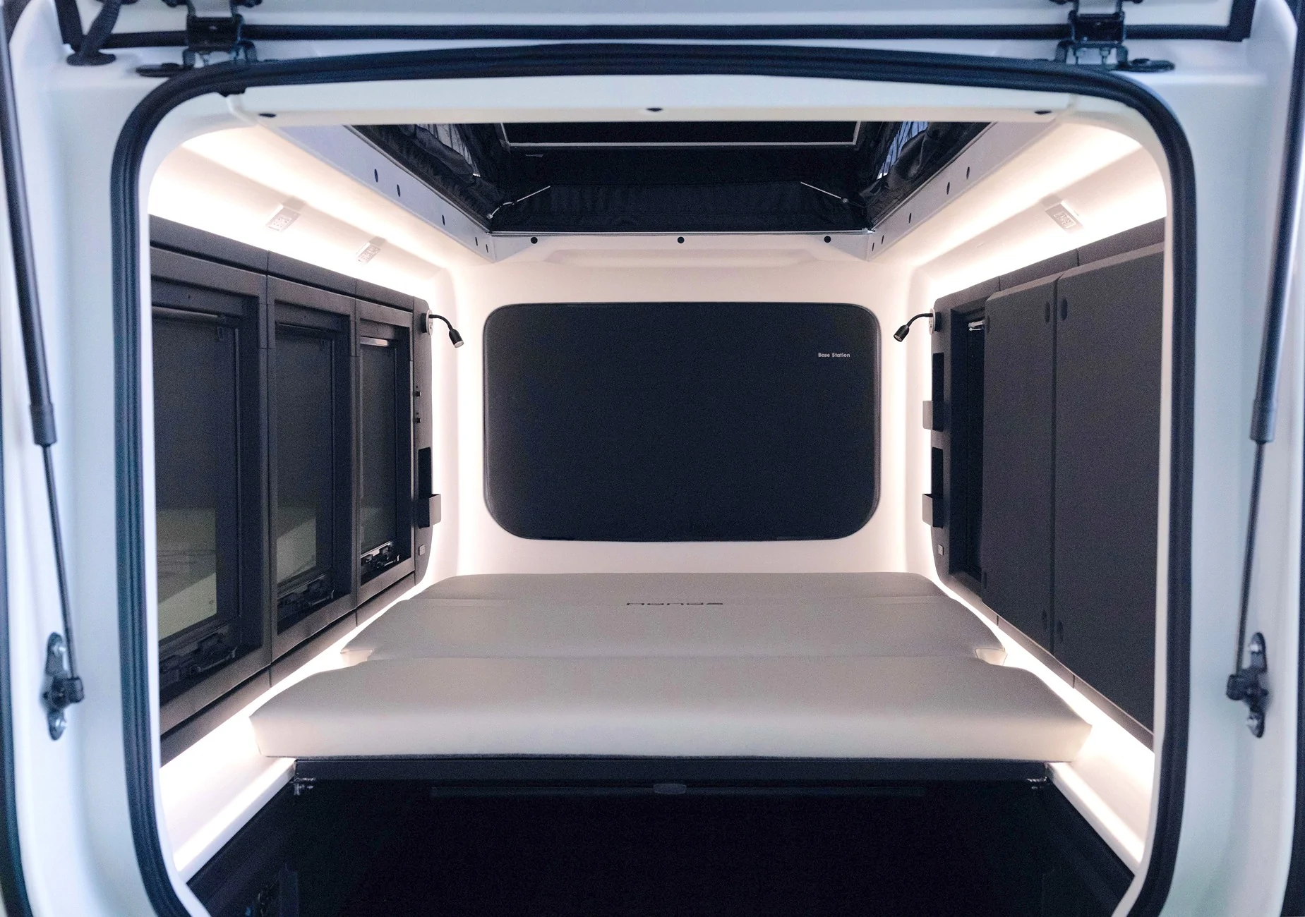 Lightweight Travel Trailer by Honda (Base Station) | Tesla Cybertruck ...