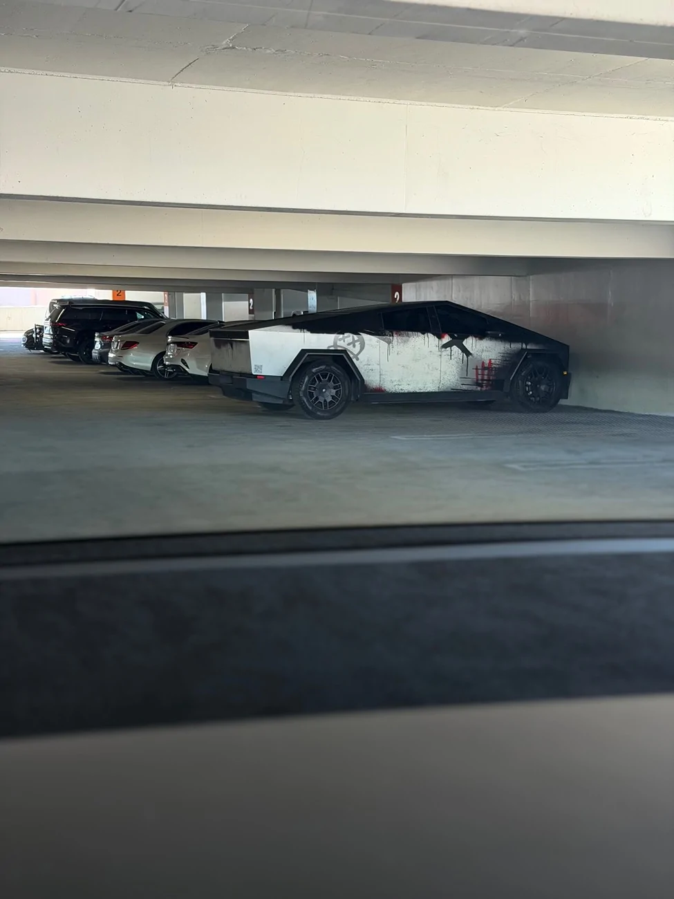 Cool graffiti style wrap | Tesla Cybertruck Forum - Cybertruck Owners Club