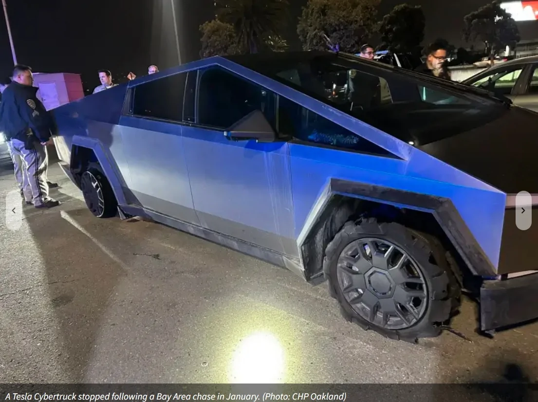 Tires against police spike strips, the Cybertruck achilles heel ...