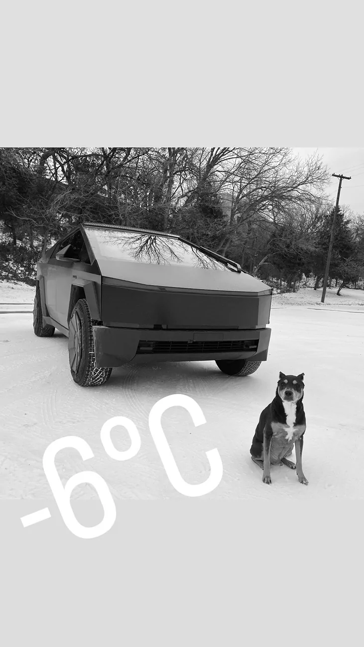 CB on Ice = 100% | Tesla Cybertruck Forum - Cybertruck Owners Club