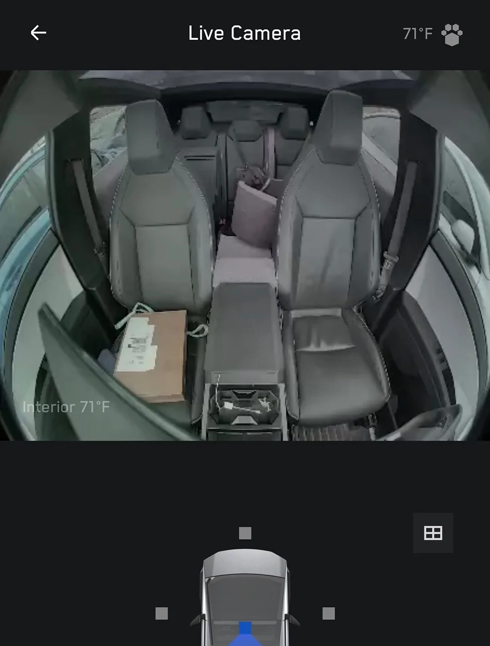 Zooming Dog Mode cabin camera view in App? | Tesla Cybertruck Forum ...