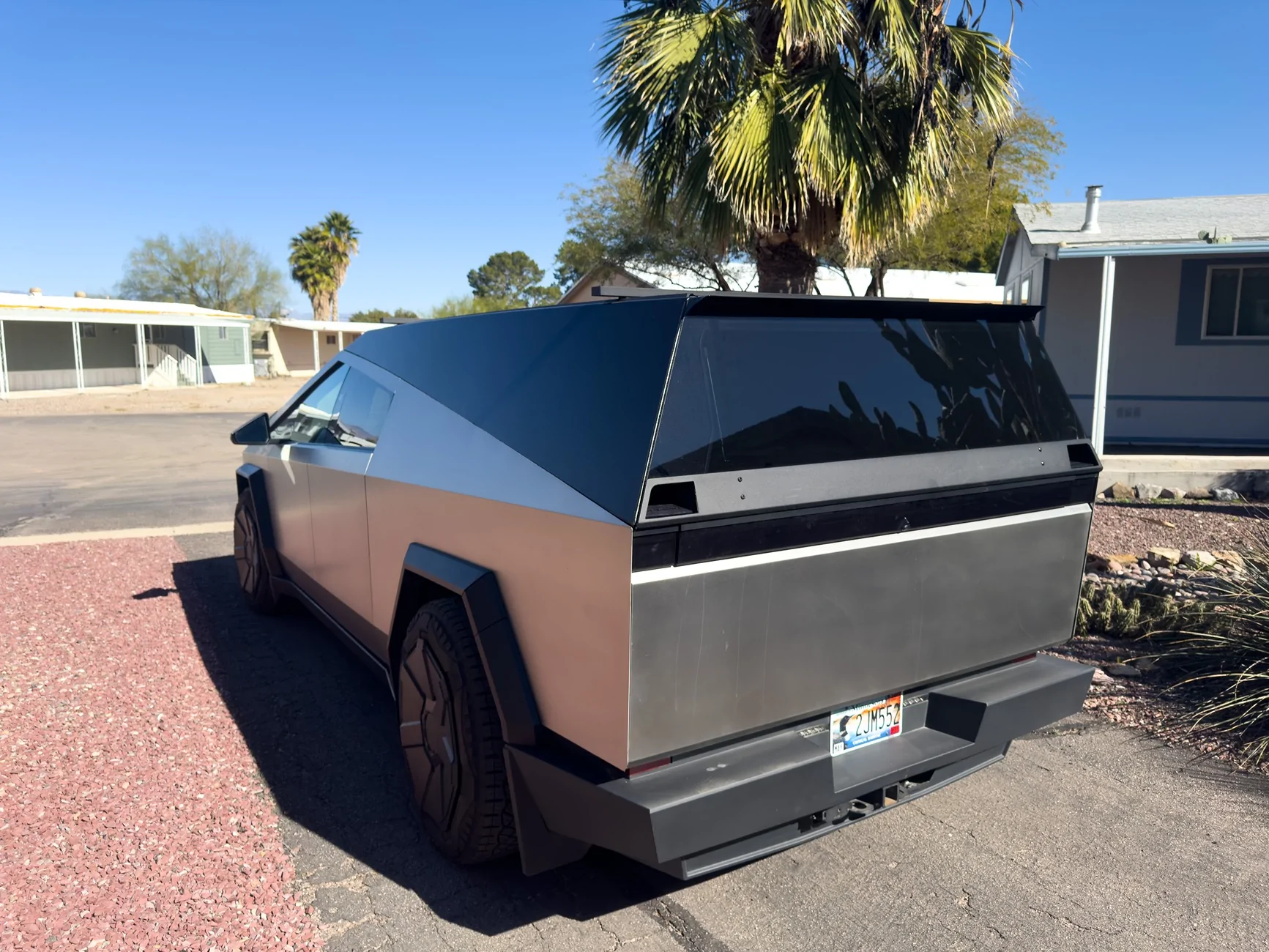 Space Campers The Cap "topper" ("camper shell"/"cap") installed | Tesla ...
