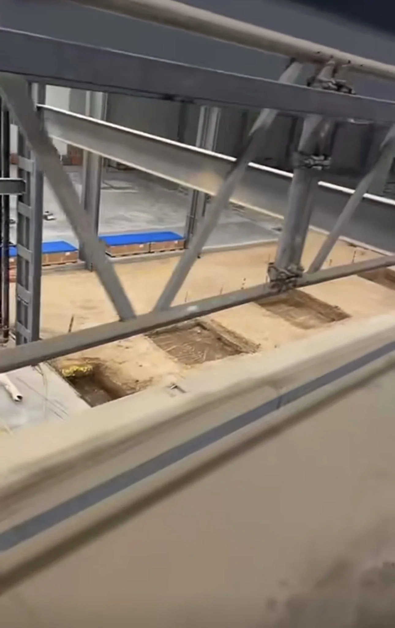 Pics of Cybertruck folding machine (stamping extension) area | Tesla ...