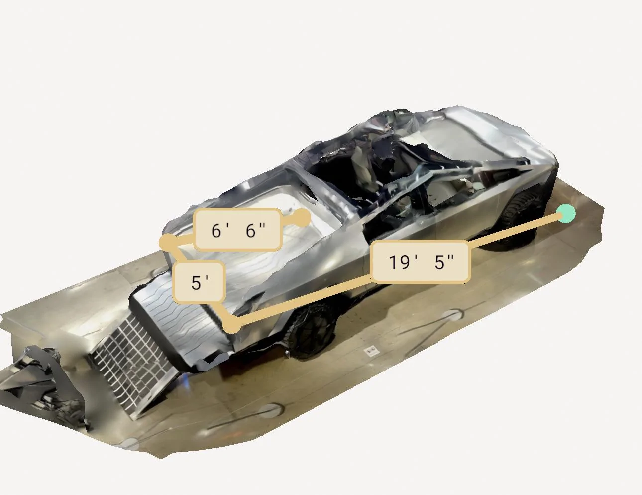 Cybertruck OG Alpha 3D Scan! See The Cybertruck In AR In Your Driveway ...