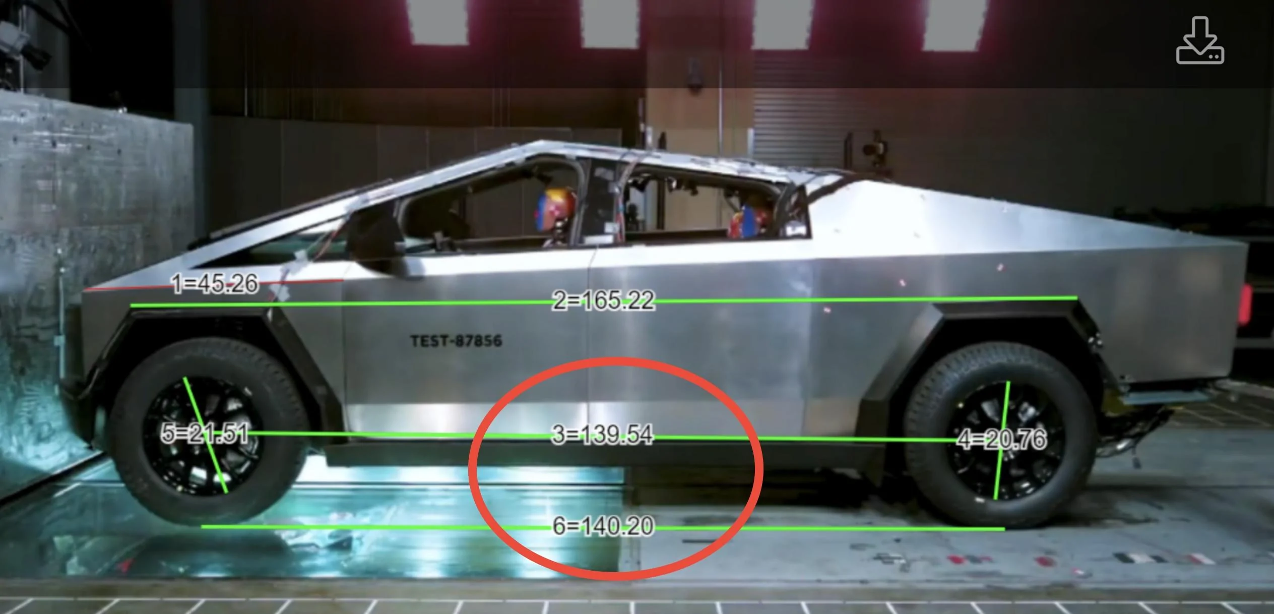 Crash Test Video Measurements For Cybertruck Dimensions | Page 3 ...