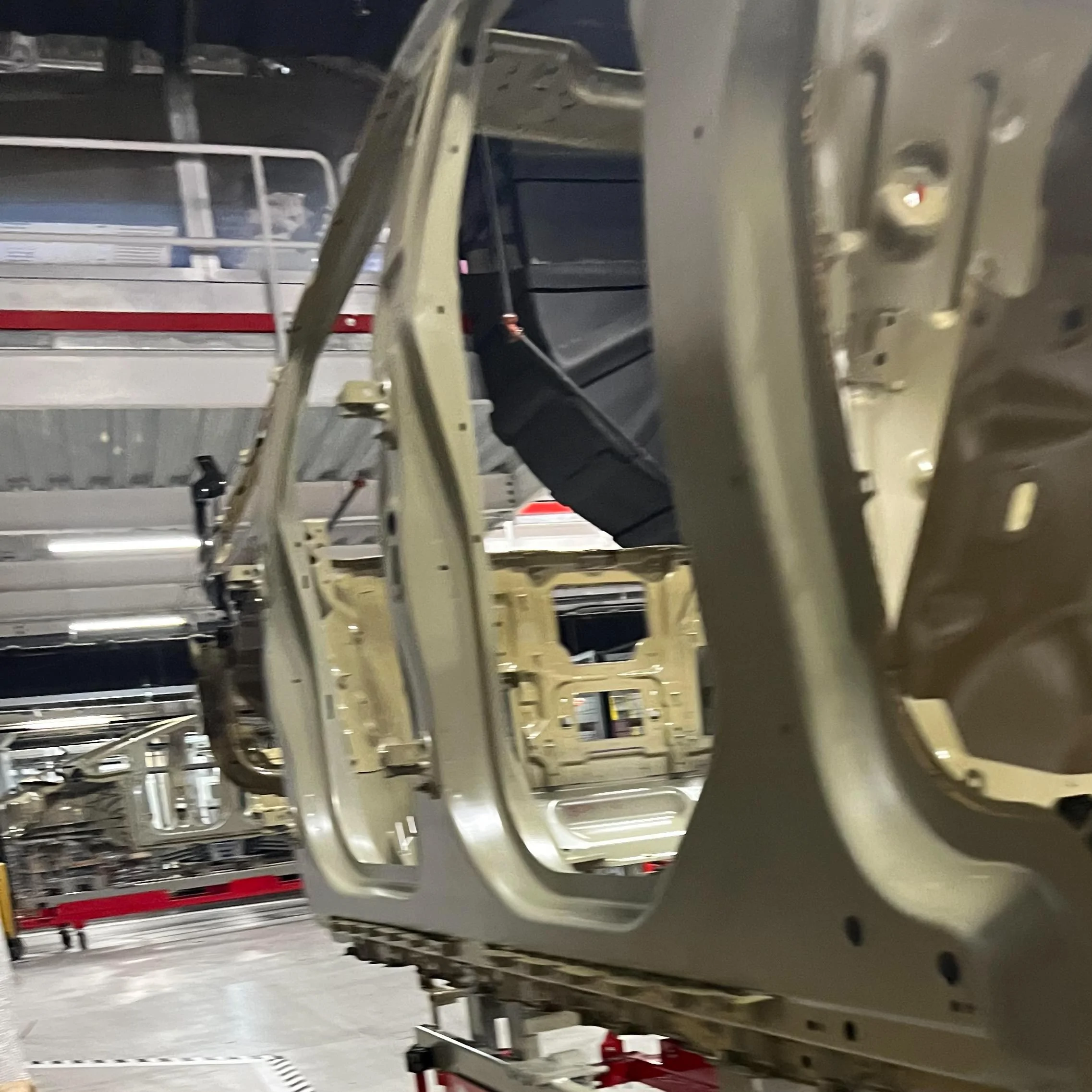 Closeup Cybertruck BIW body in white shots from GFTX [7/14/23] | Tesla ...