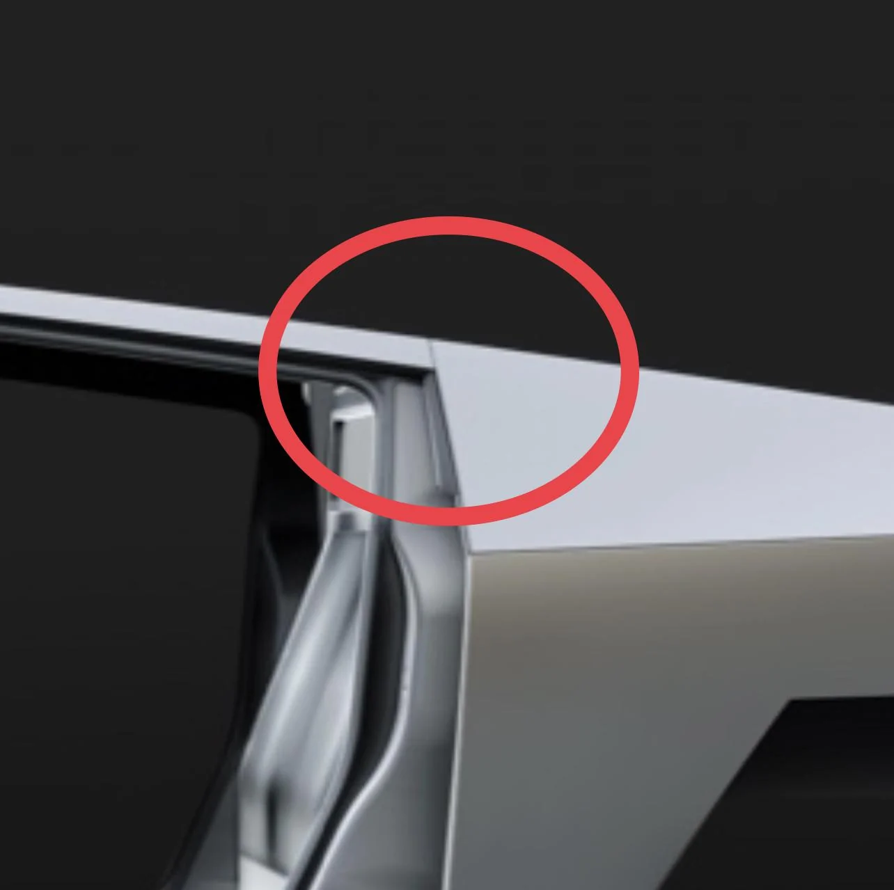 Cybertruck frame / casting / chassis / body structure in plain sight ...