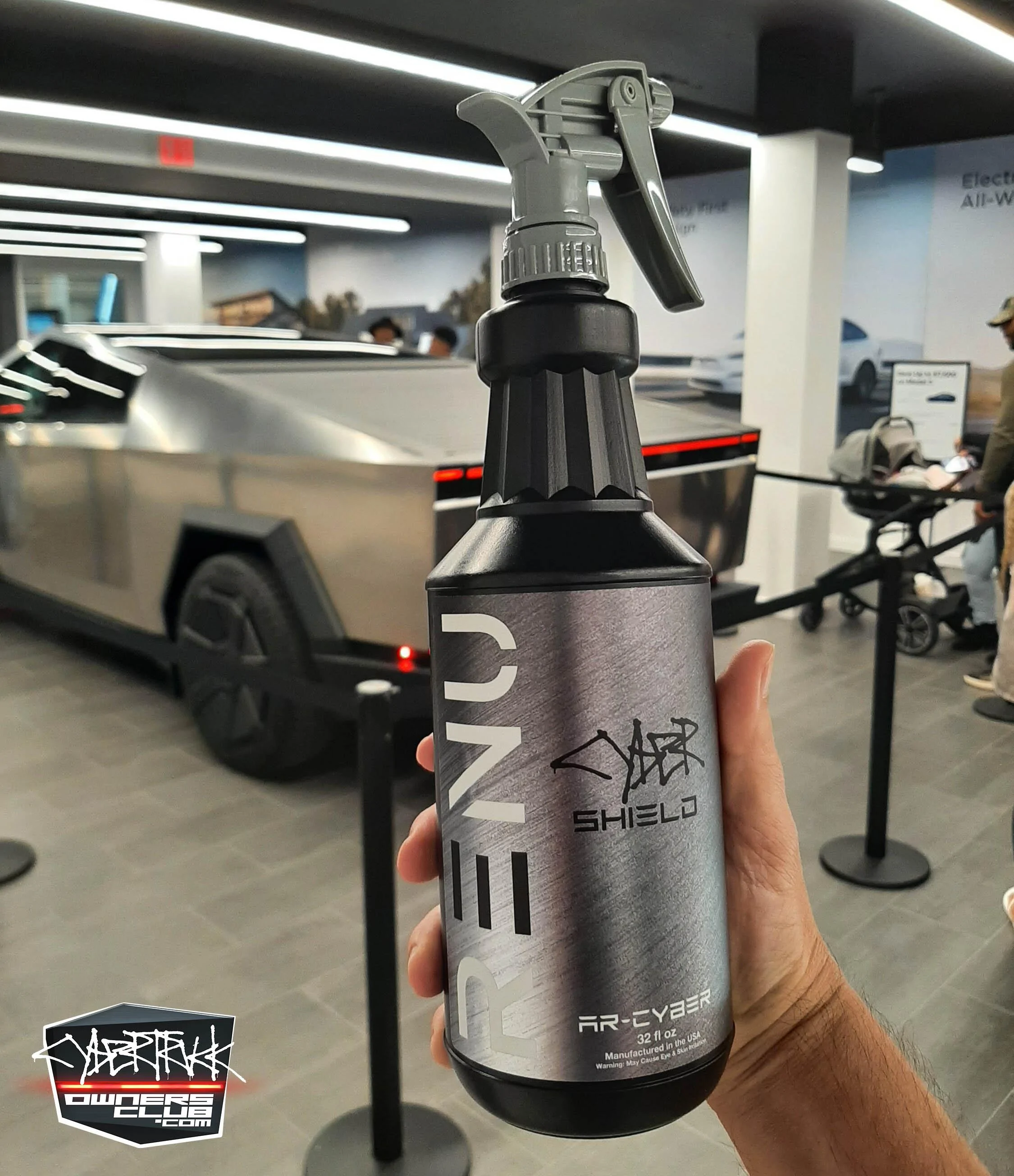 Sneak peek: Cyber Shield Cleaning & Protective Spray for Cybertruck ...