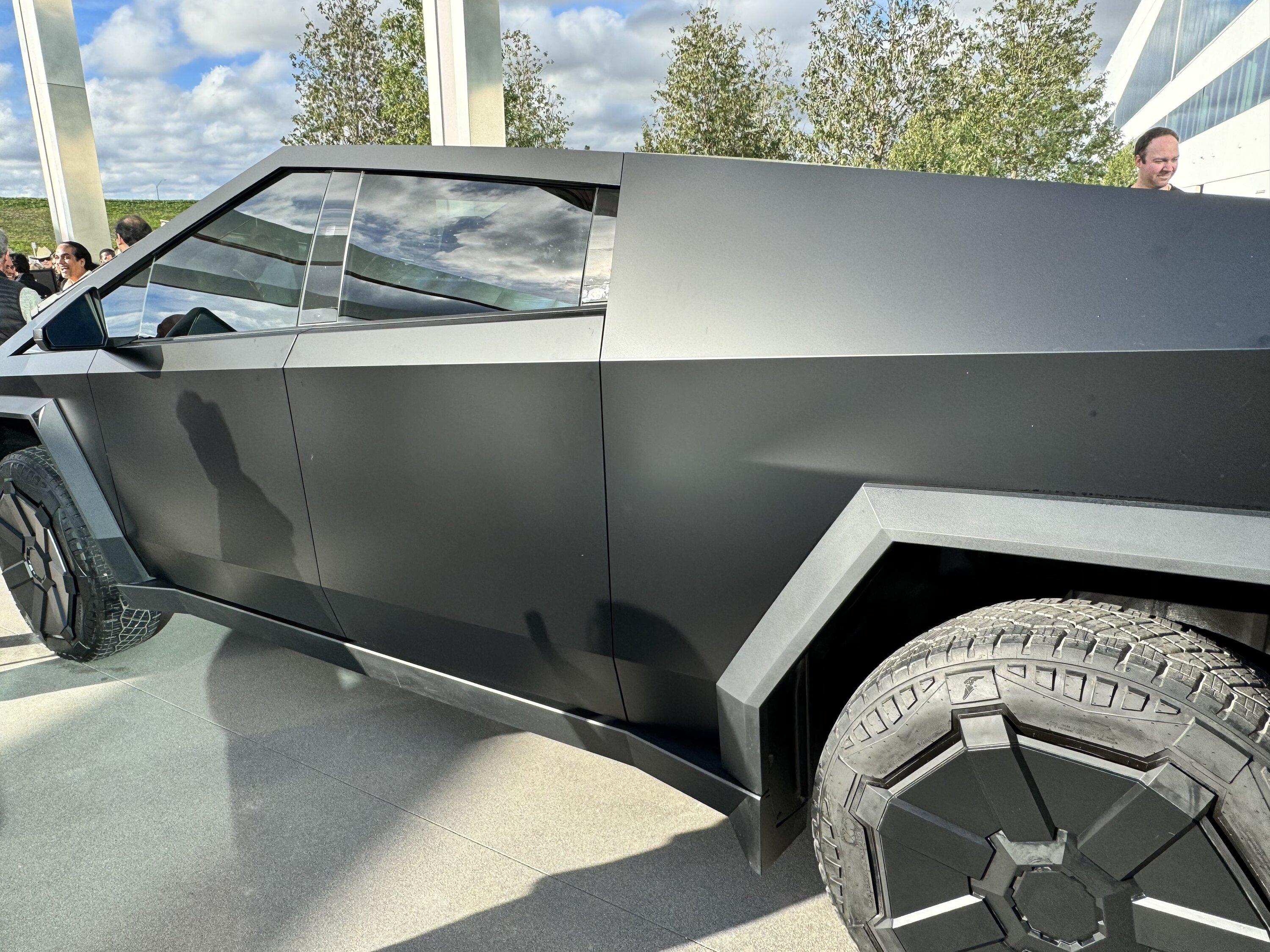 Cybertruck factory color wrap in WHITE or BLACK will cost $6,500. Satin ...