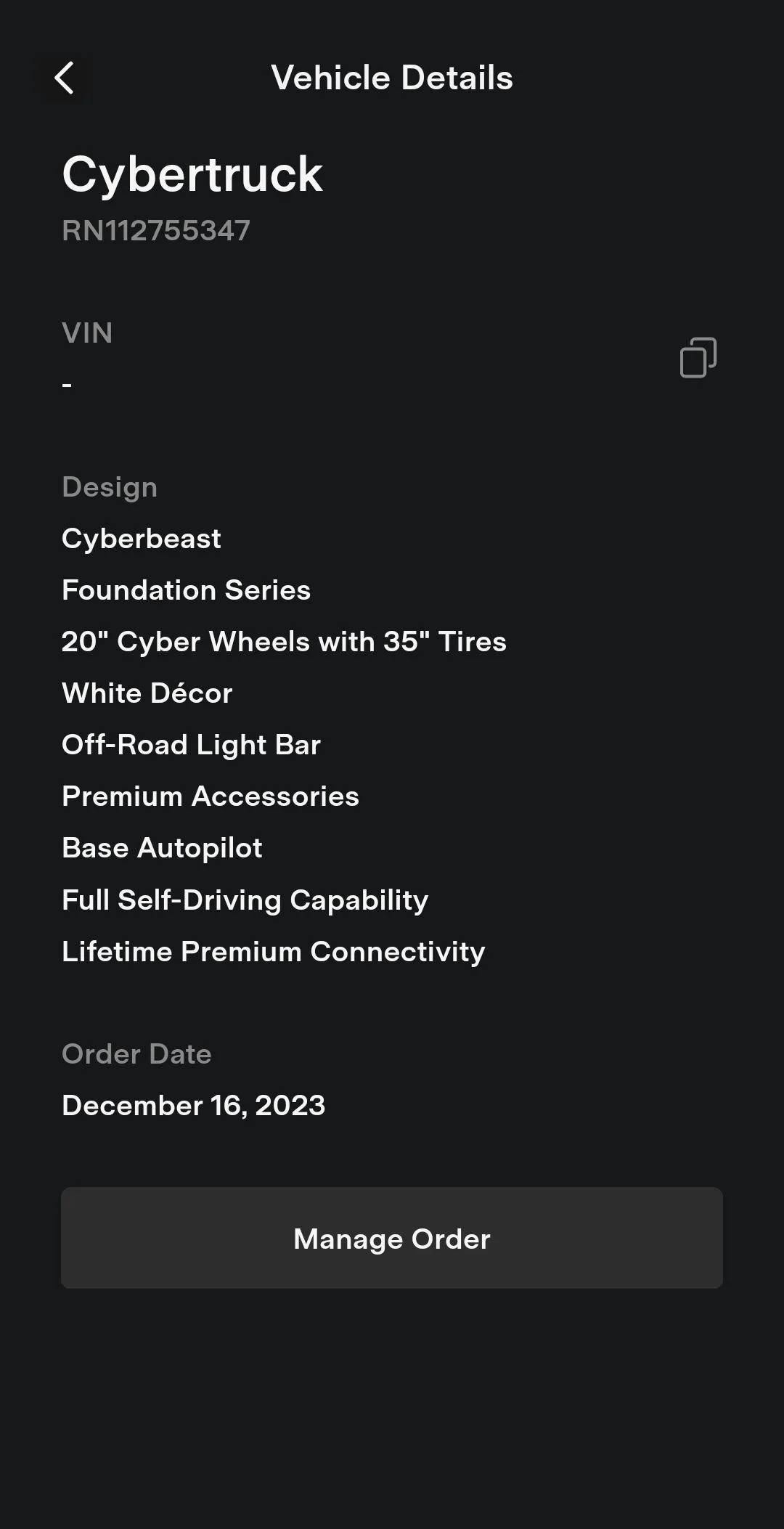 App Screenshots: once you've placed your Cybertruck order (not ...