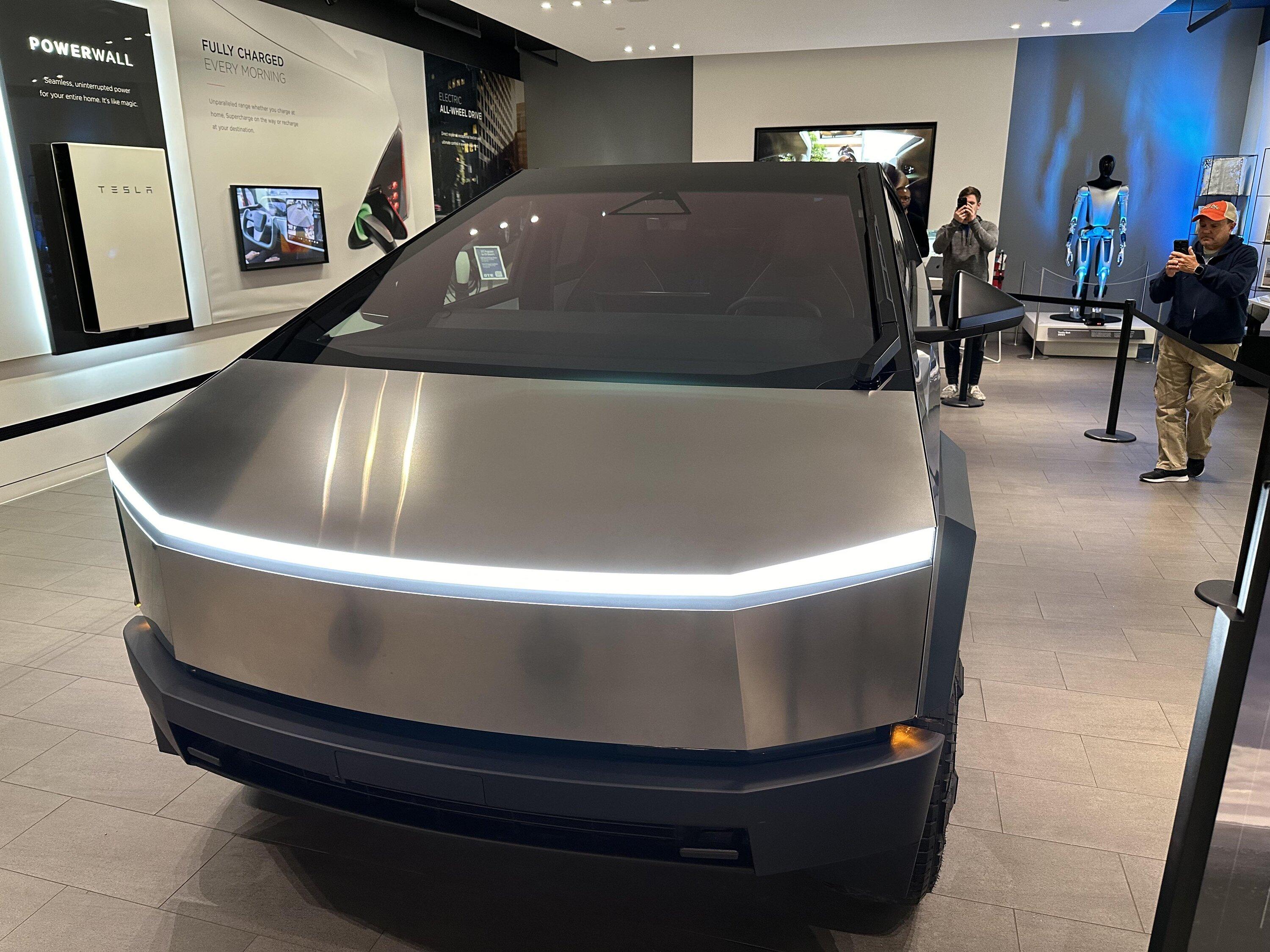 Cybertrucks are now on display at: Detroit MI, Cincinatti OH, and ...