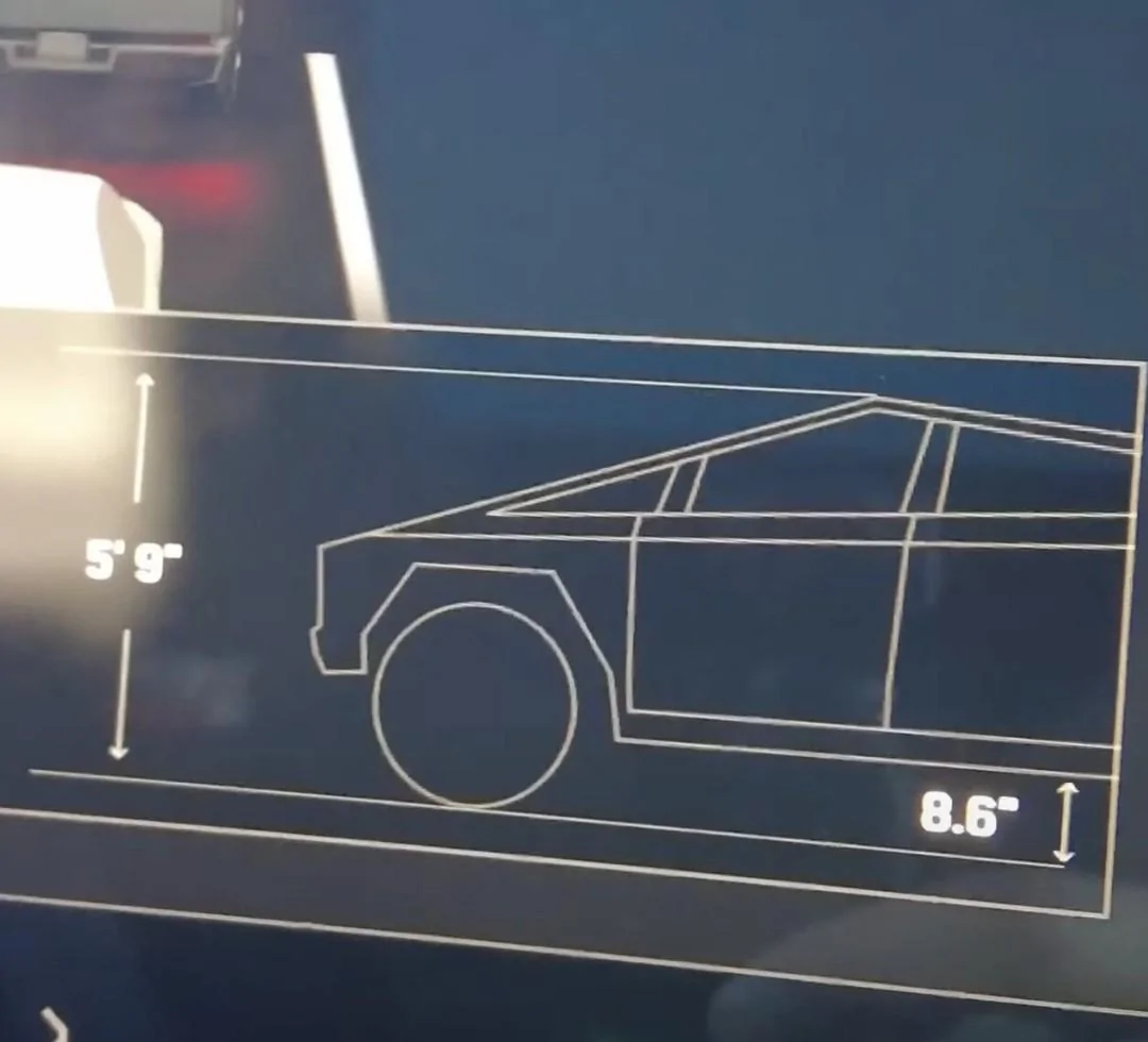 Ground clearance + vehicle height shows on display when adjusting ...