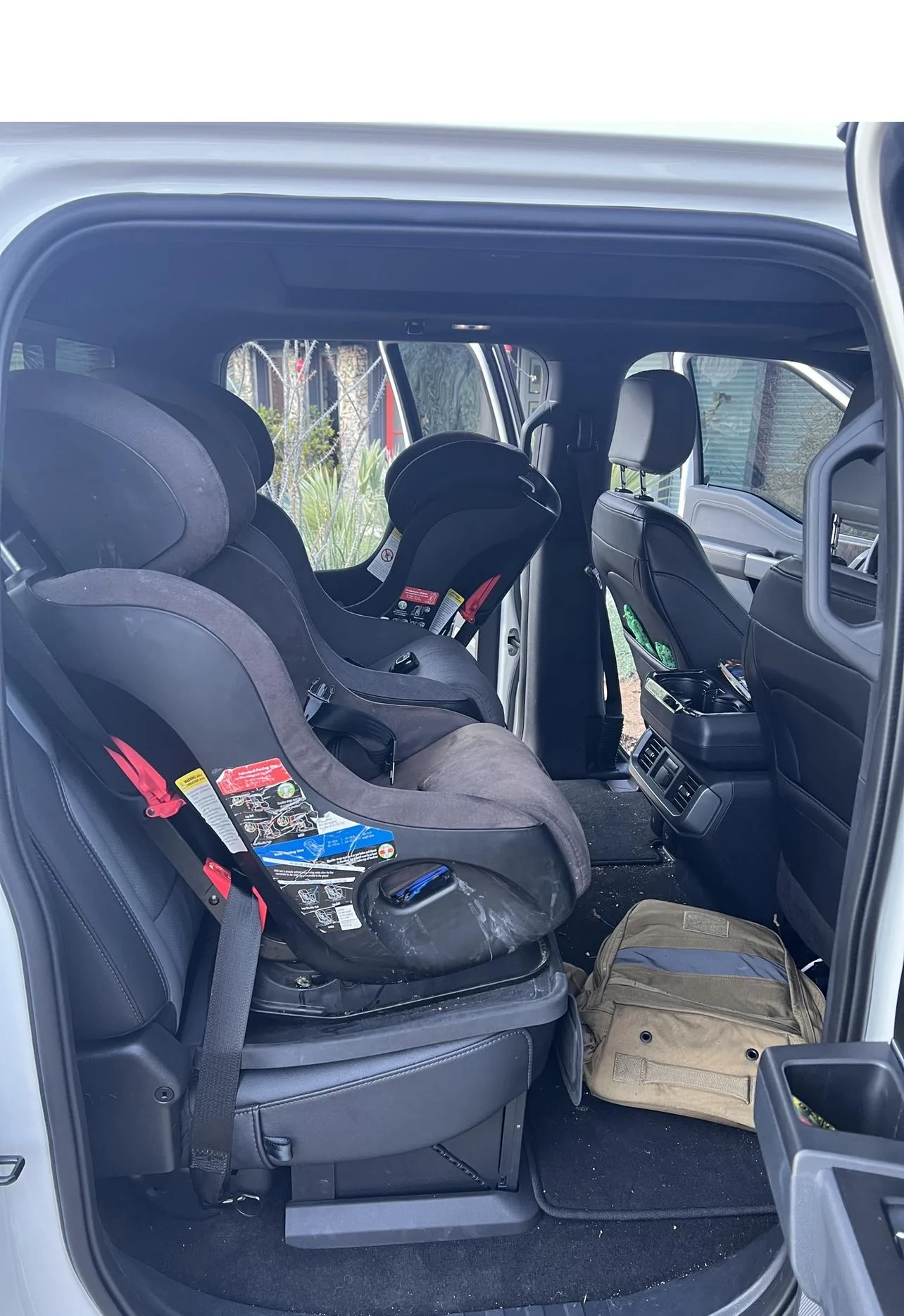 Child Car Seat (Rear and Forward Facing) Fit Check | Tesla Cybertruck ...