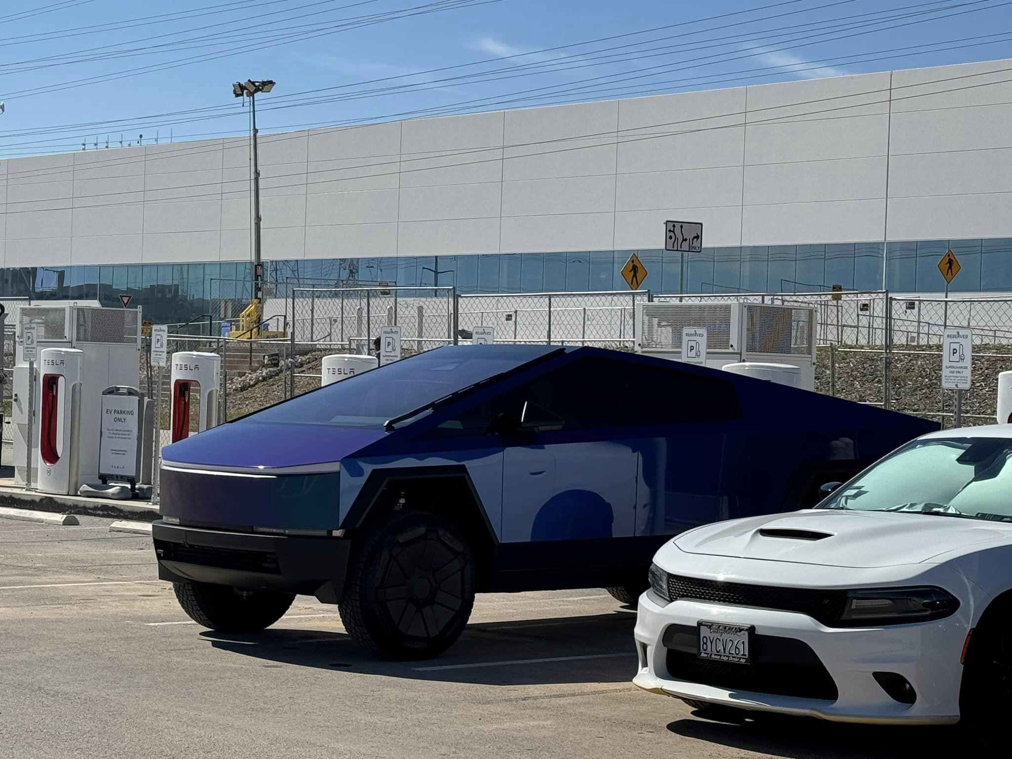 Gloss Nebula Blue Cybertruck - Vinyl Wrap | Tesla Cybertruck Forum ...