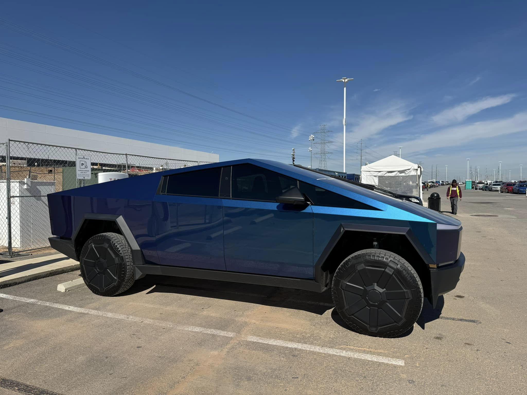Gloss Nebula Blue Cybertruck - Vinyl Wrap | Tesla Cybertruck Forum ...