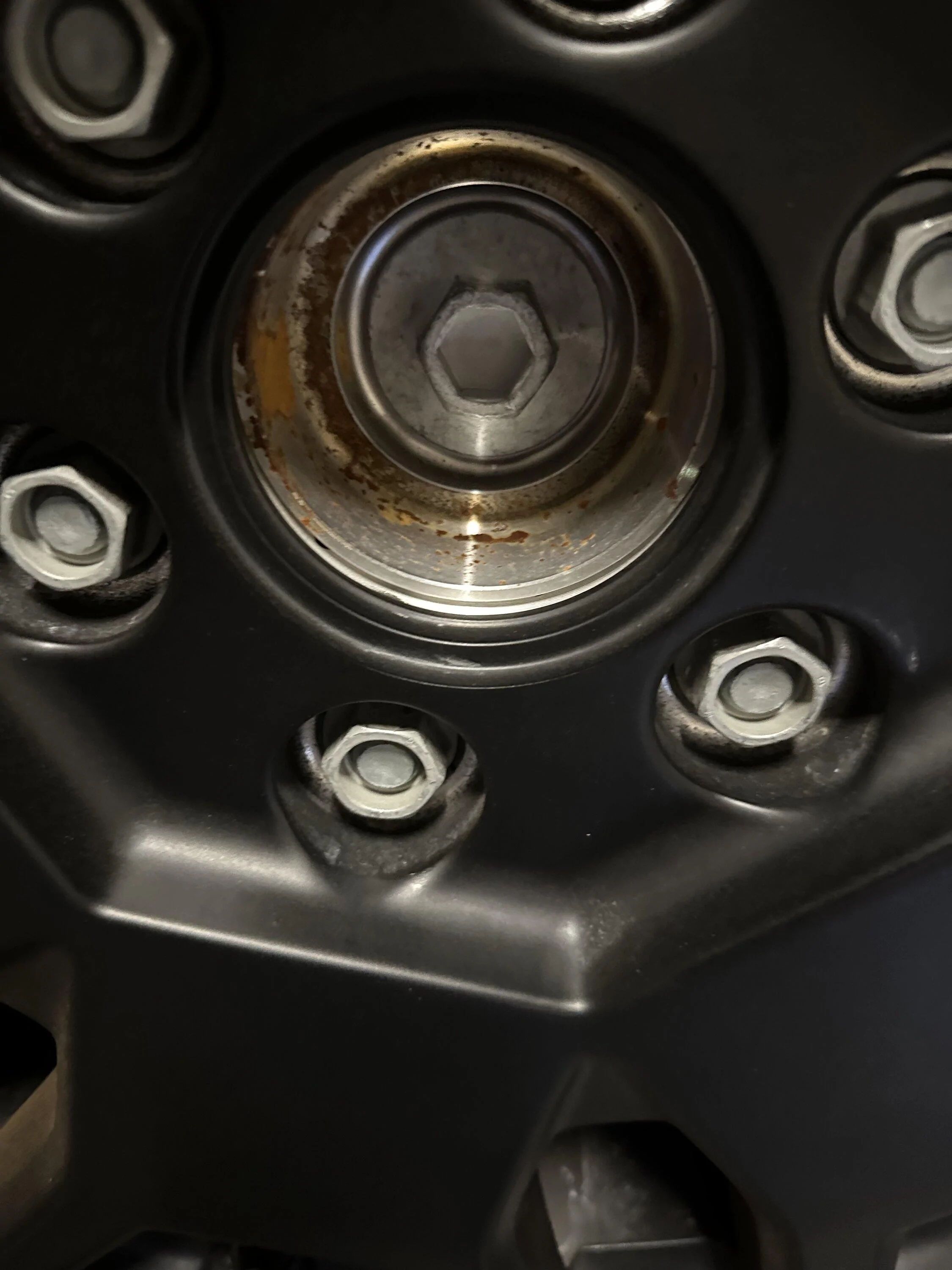 Rust spots on the wheel hubs | Tesla Cybertruck Forum - Cybertruck ...