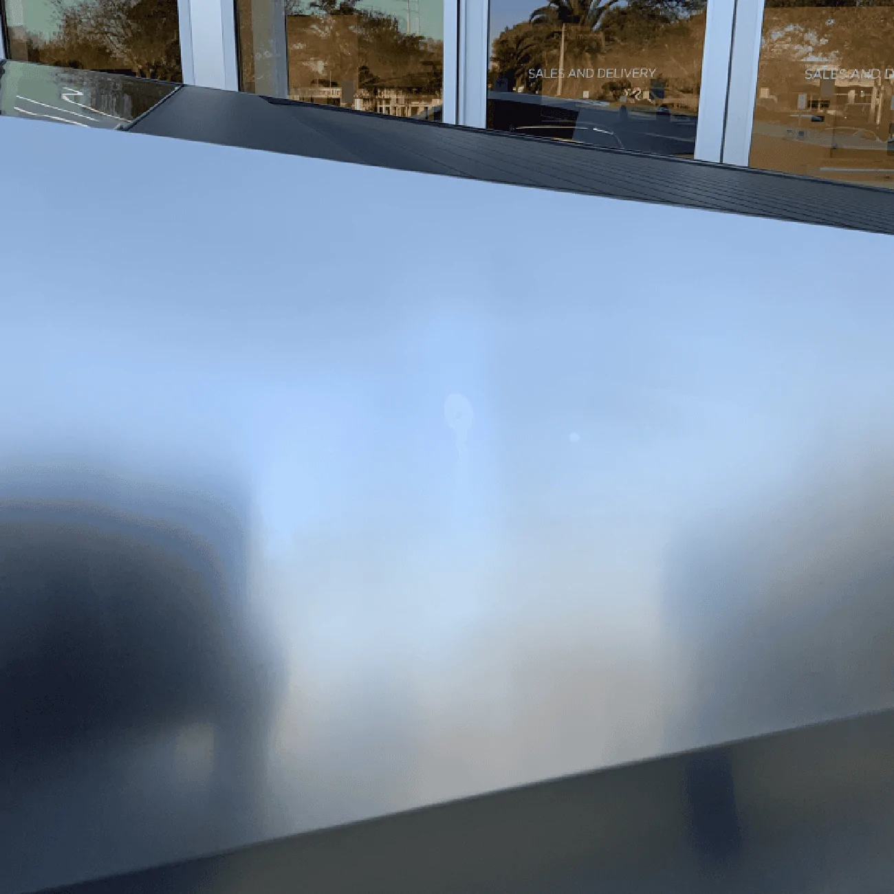 What causes a stain like this on stainless steel | Tesla Cybertruck ...