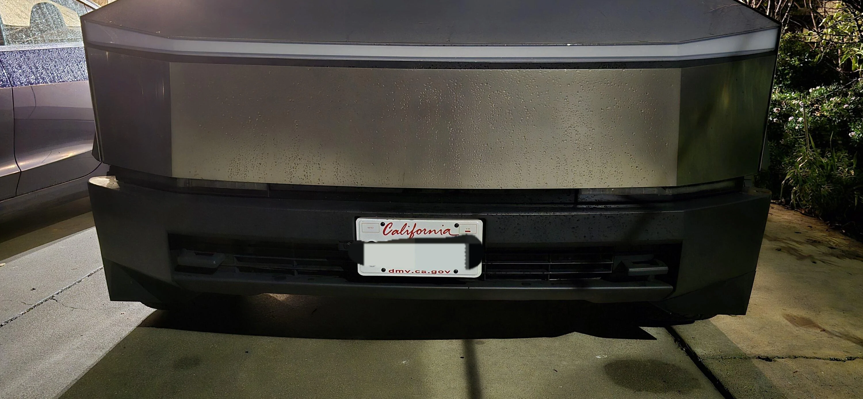 Front License Plate mount | Tesla Cybertruck Forum - Cybertruck Owners Club