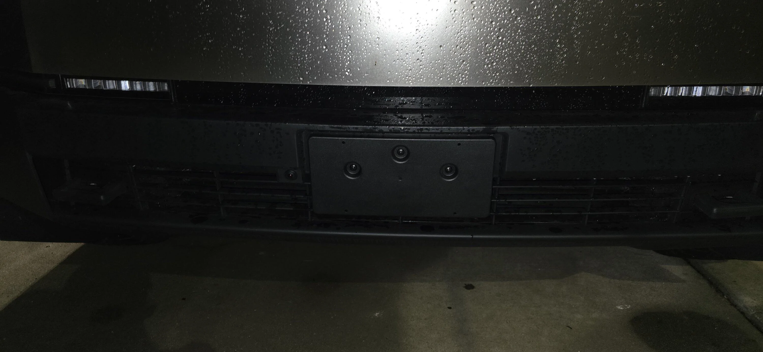 Front License Plate mount | Tesla Cybertruck Forum - Cybertruck Owners Club