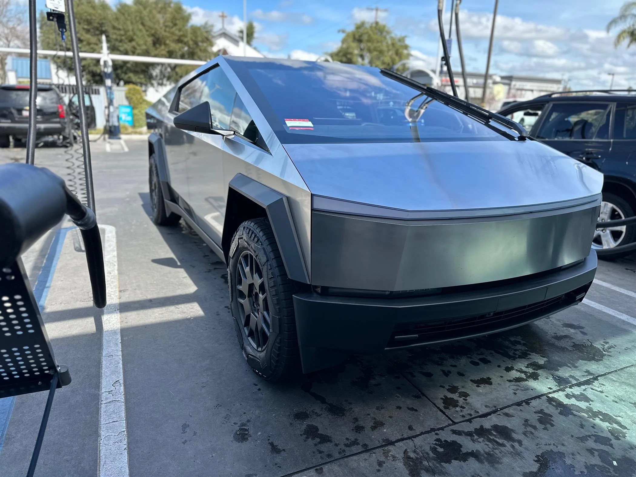 Took our Cybertruck to car wash (photos) + update on ProtectaClear. No ...
