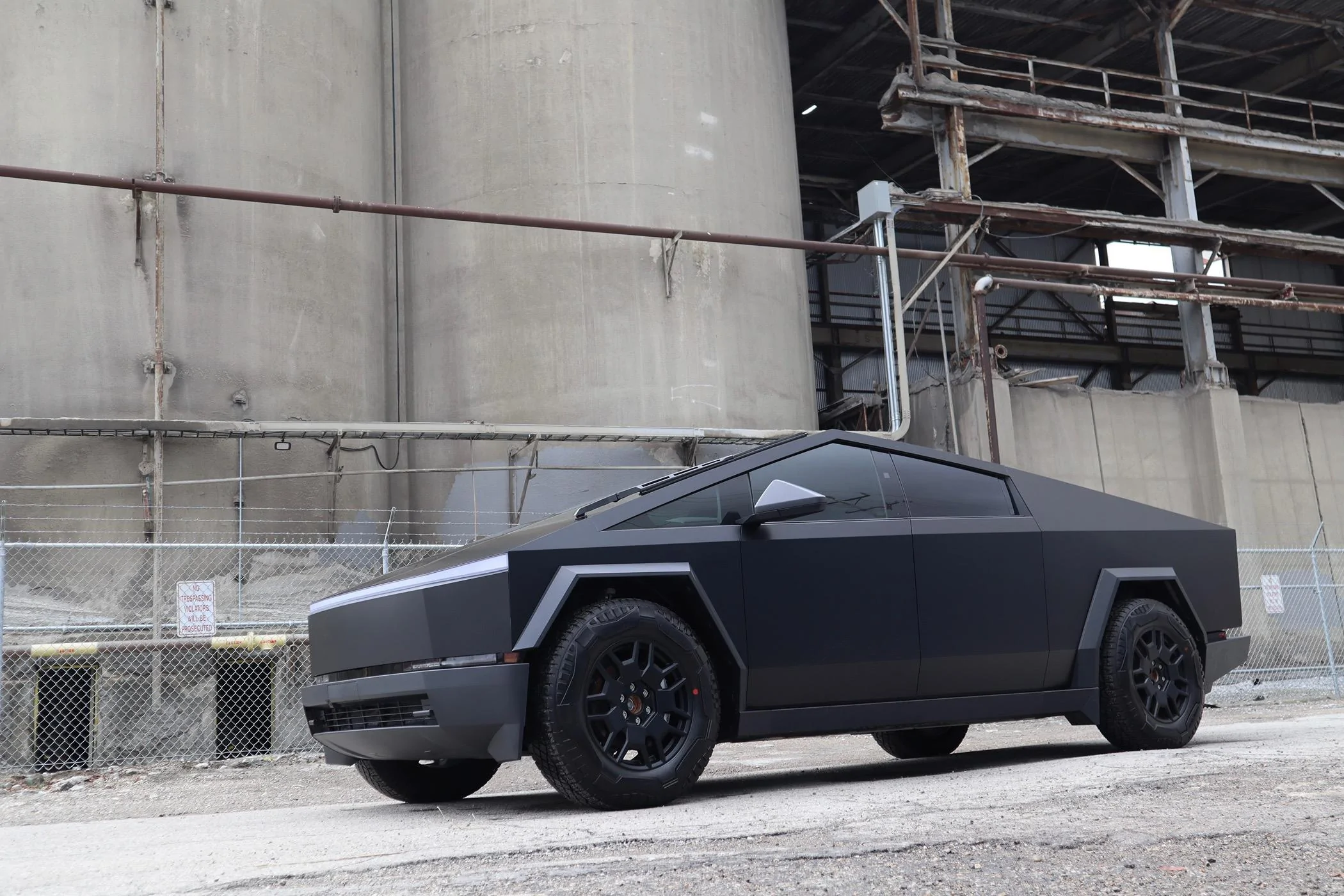 BLACK Vinyl Wrap & PPF Cybertruck -- Photos & Videos | Tesla Cybertruck ...