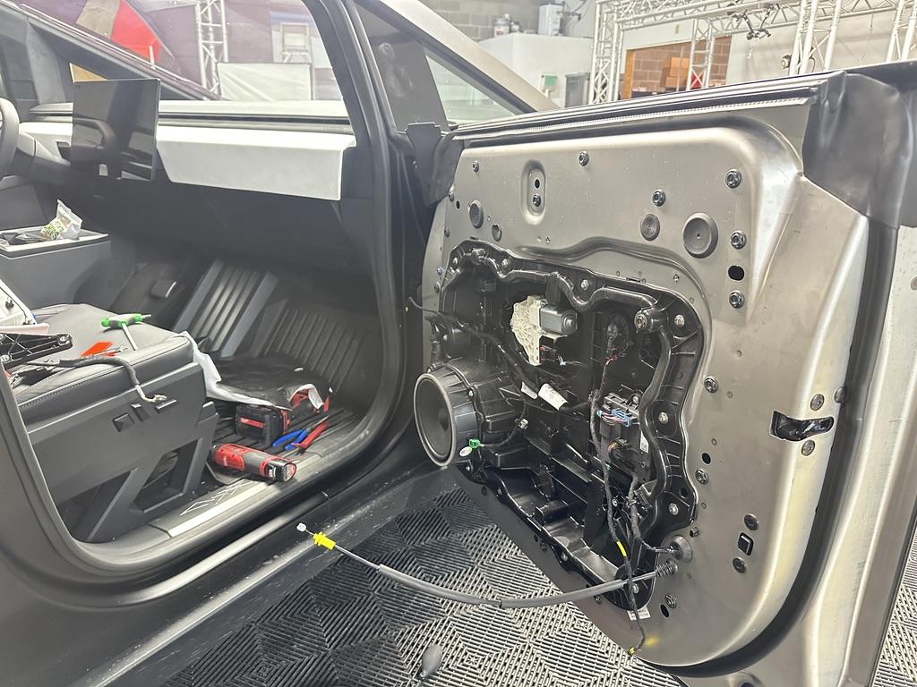 Door panel removal on the Cybertruck | Tesla Cybertruck Forum ...