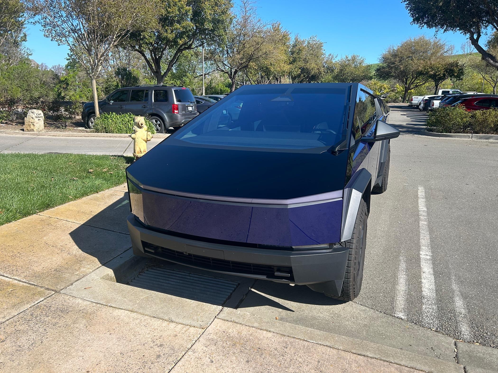 BLUE / BLURPLE / PURPLE Vinyl Wrap & PPF Cybertruck -- Photos & Videos ...